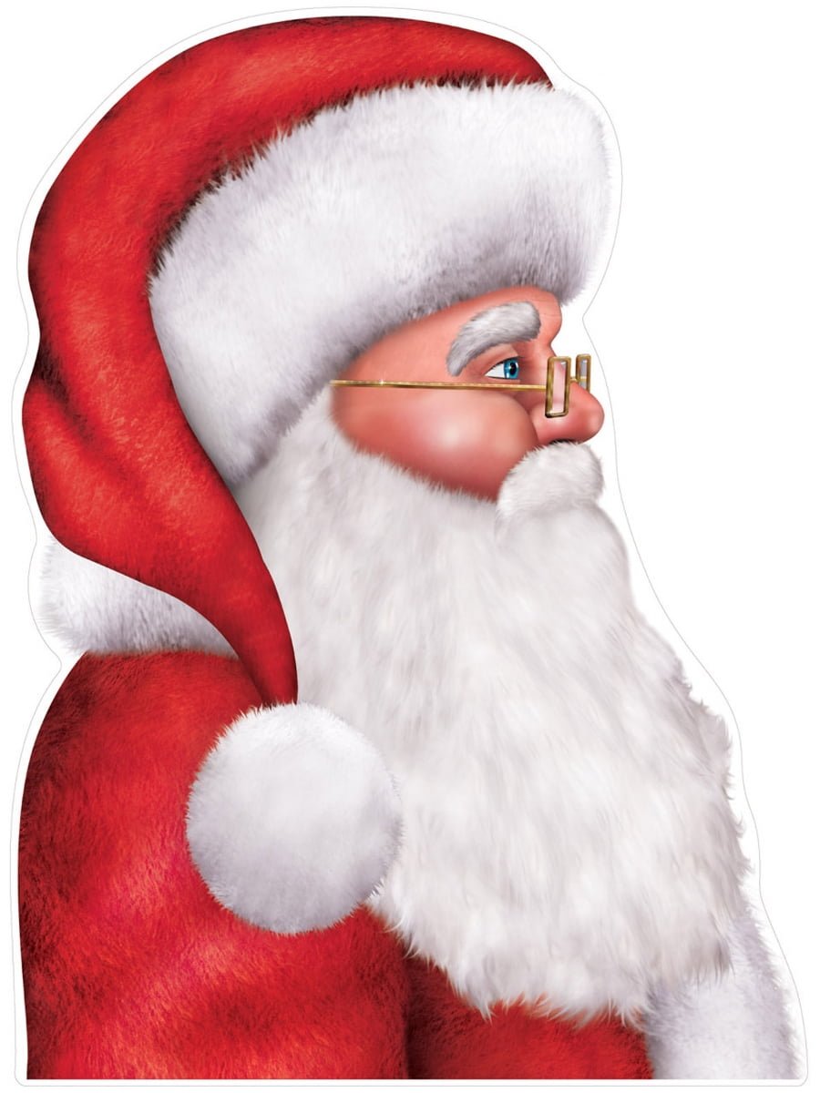 Party Decoration Santa Car Cling 12 - Walmart.com