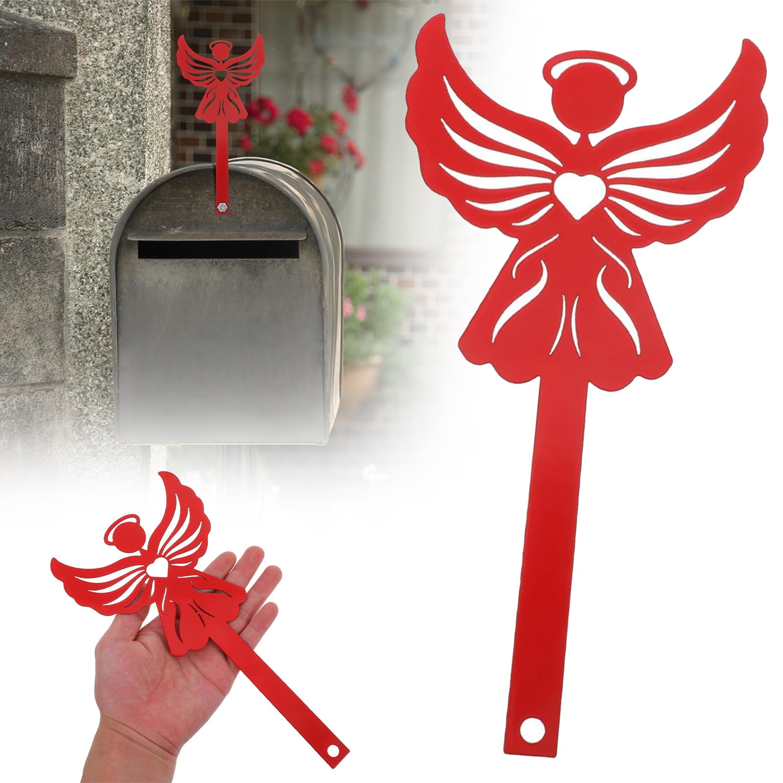 Party Decorations Angel Art Mailbox Flag Replacement Mailbox Topper ...