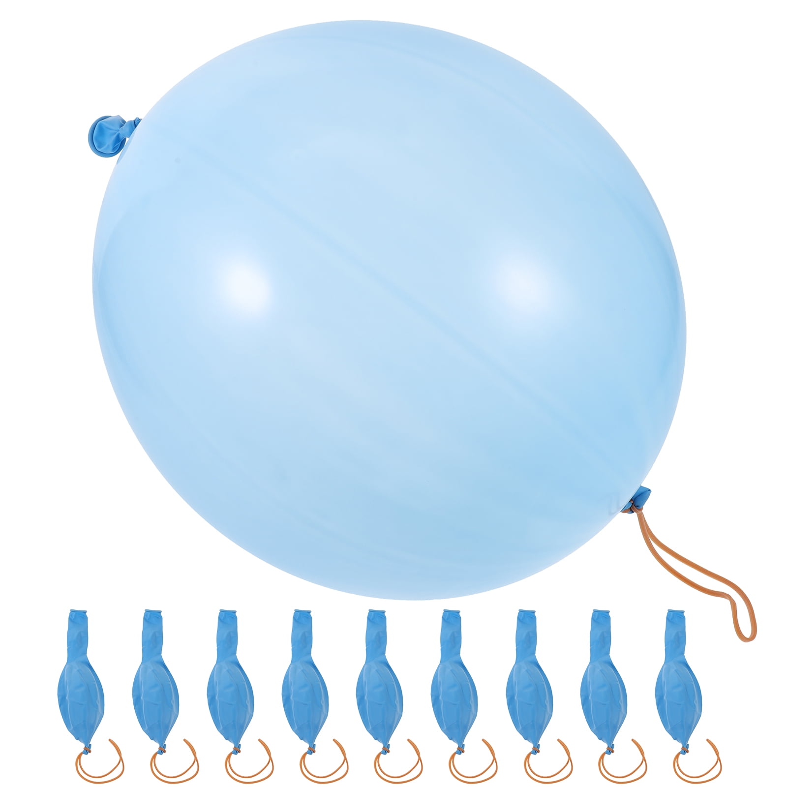 Party Decorations Balls Balloons 10 Pcs Milk Powder Hand Press Ballon ...