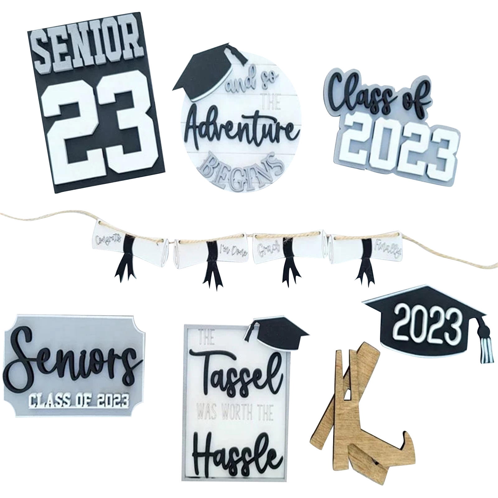 Party Decorations Graduation Party Decoration Set Class Of 2025 Banner ...