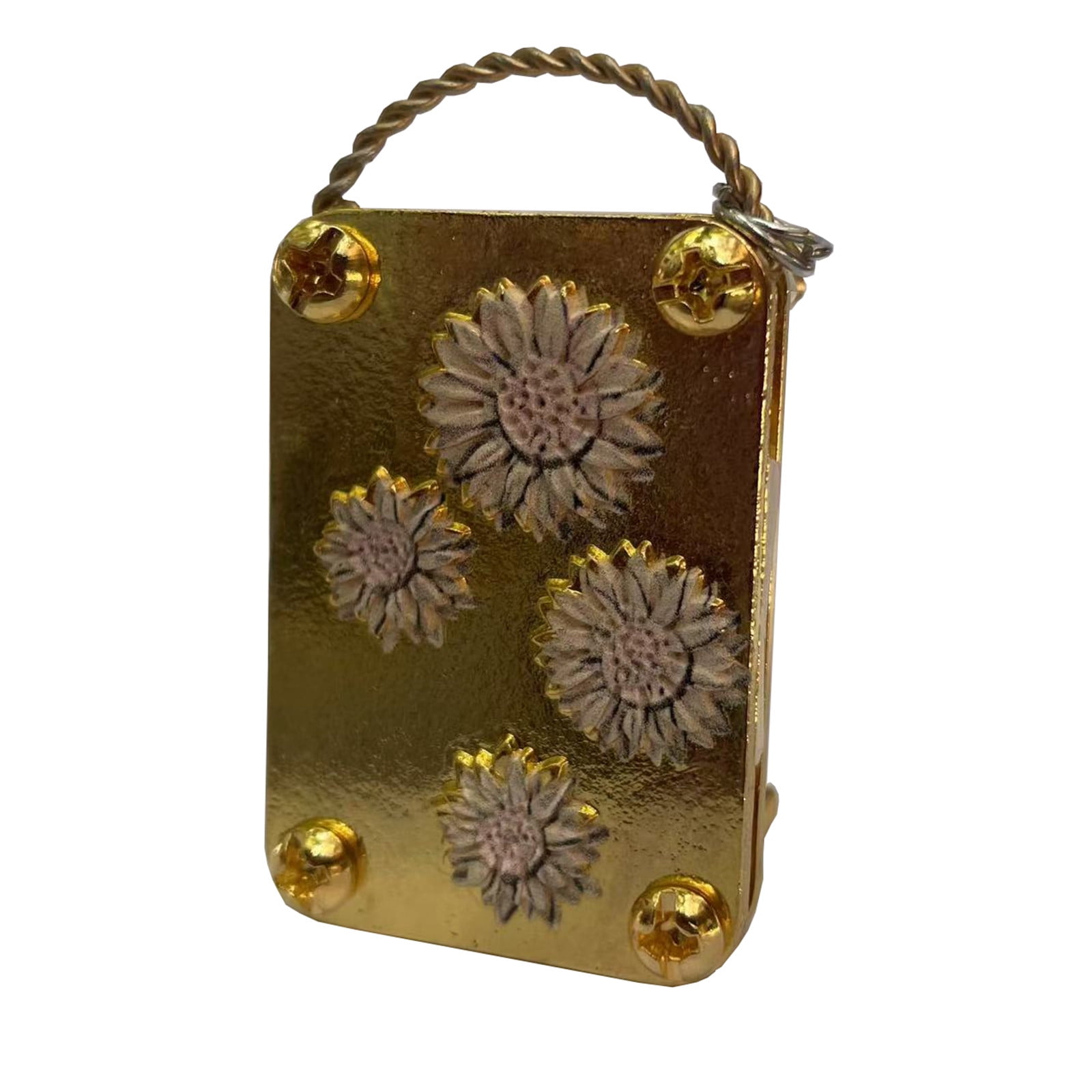 Spring Decor Clearance Handcrafted Brass Wall Hanging With Four-Leaf ...