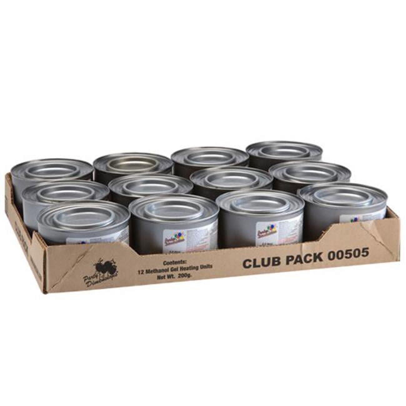 Party Dimensions 00505 2+ Hour Methanol Fuel Tray 12 Pack - 72 Per Case ...