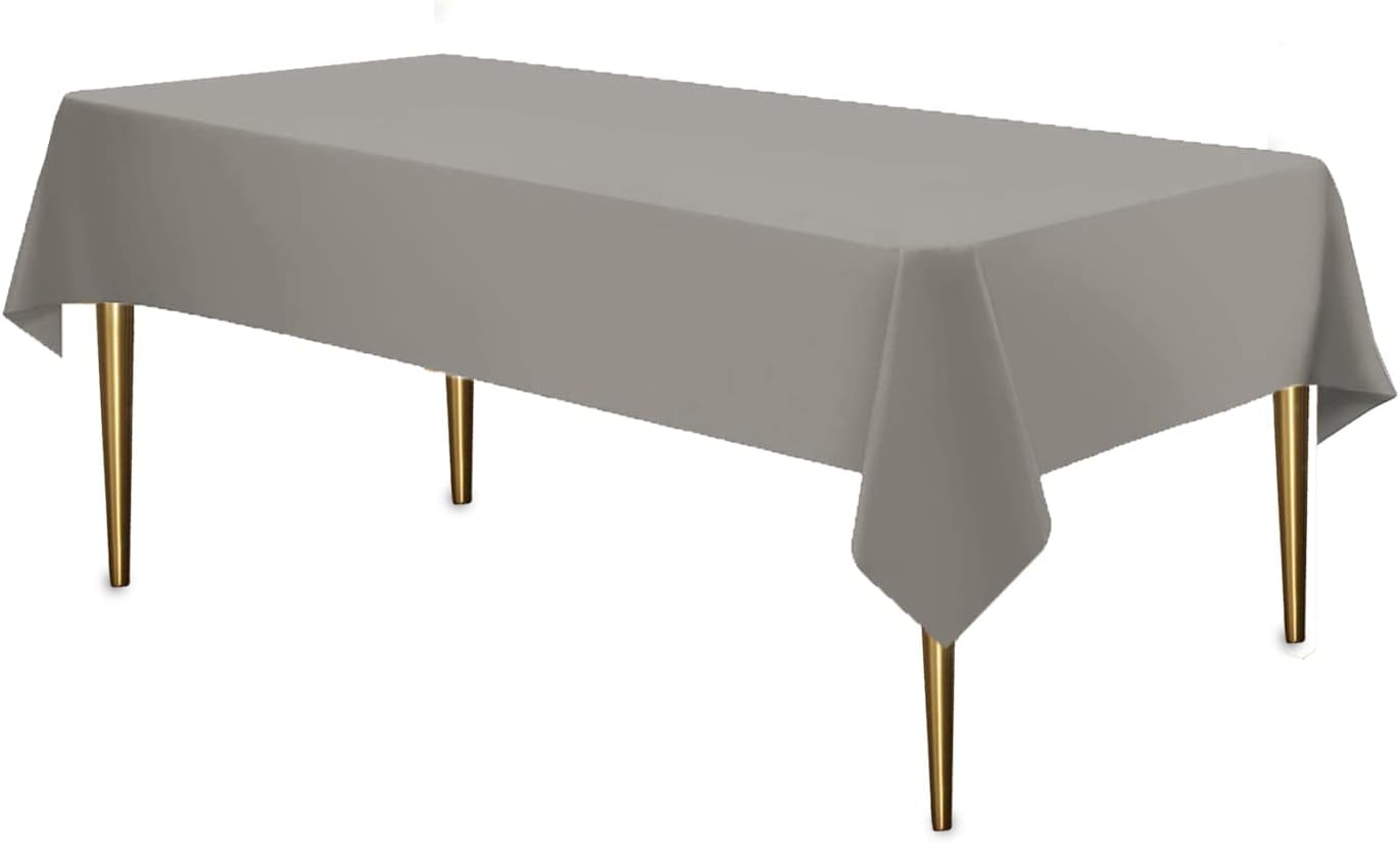 Party Dimensions Disposable Tablecloth Set, Plastic Table Cover for ...