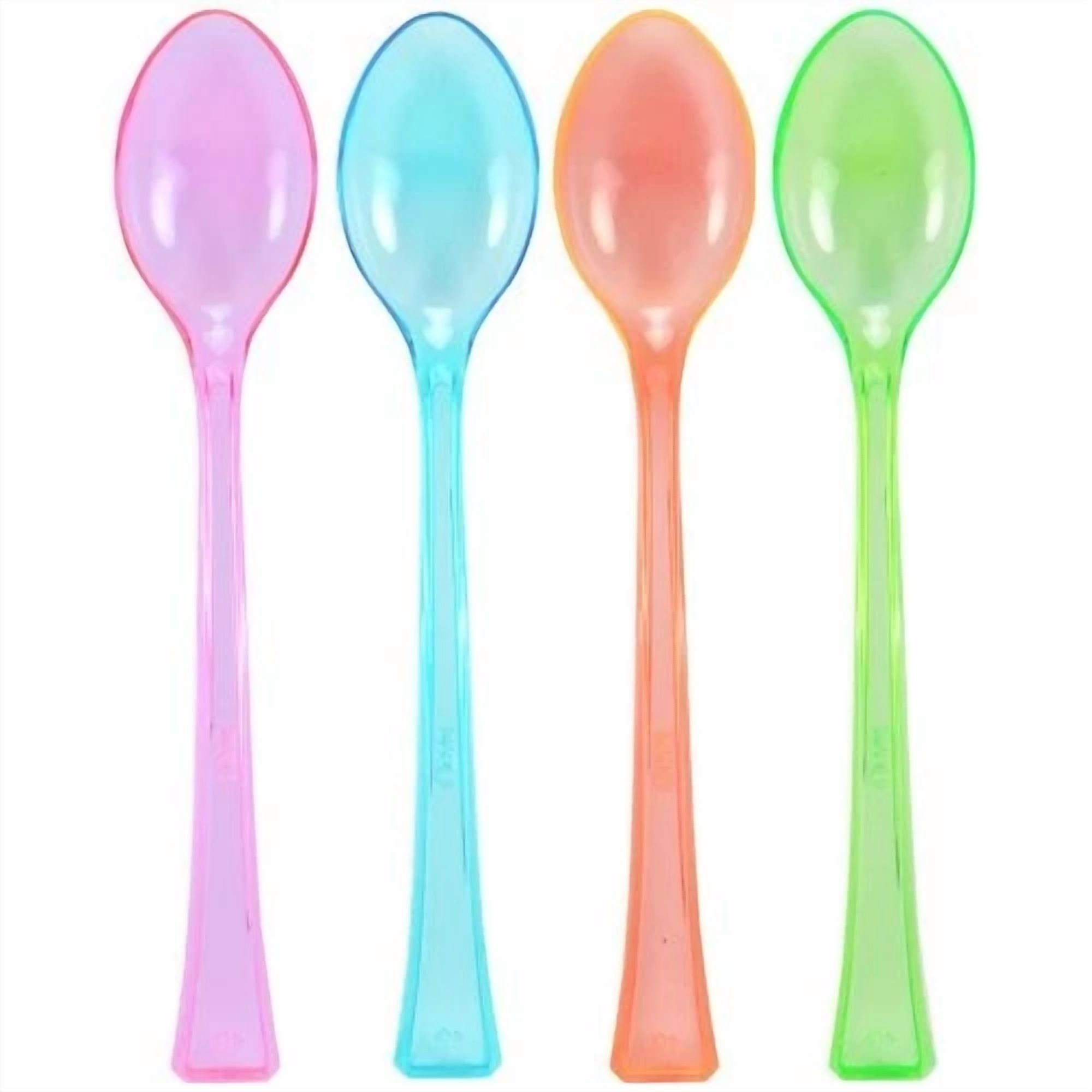 Party Dimensions Neons 24 Mini Spoons Cocktail Party Appetizers ...