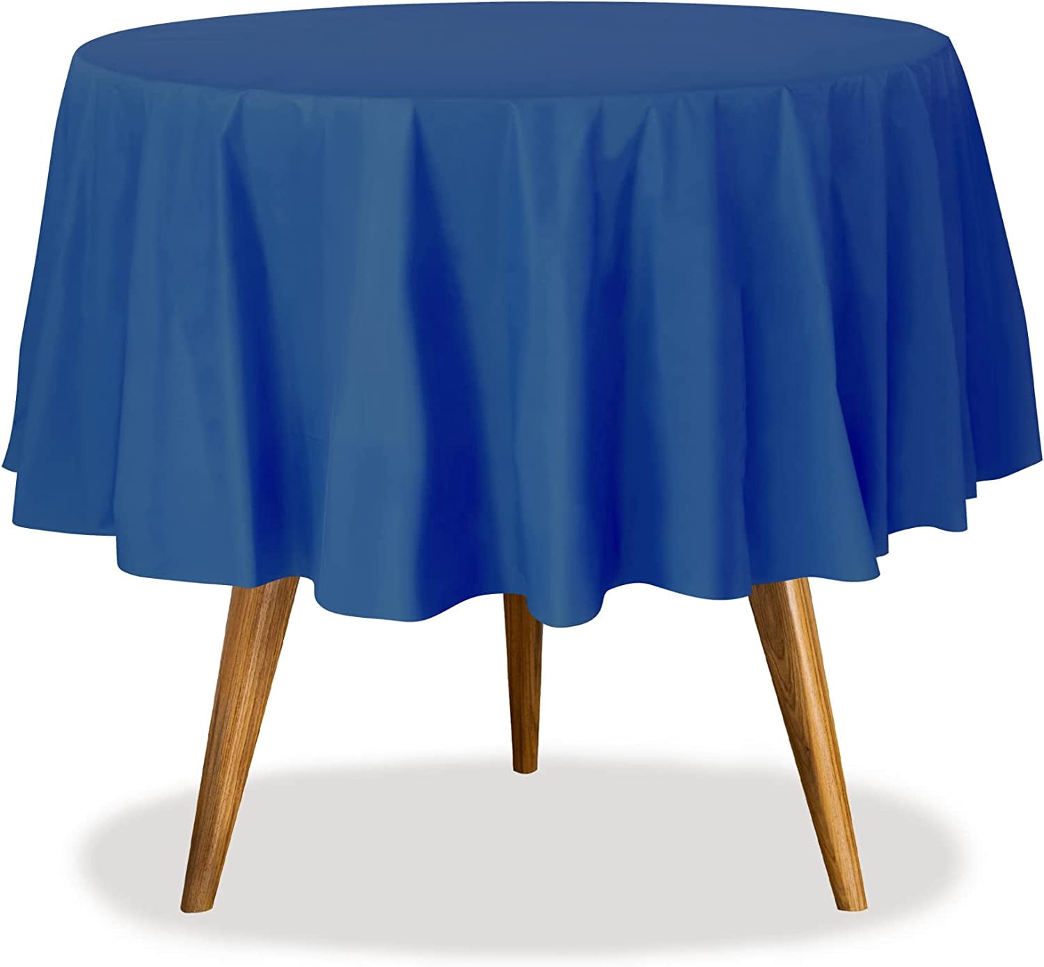 Party Dimensions Navy Blue Disposable Plastic Table Cloth (84 Inch ...