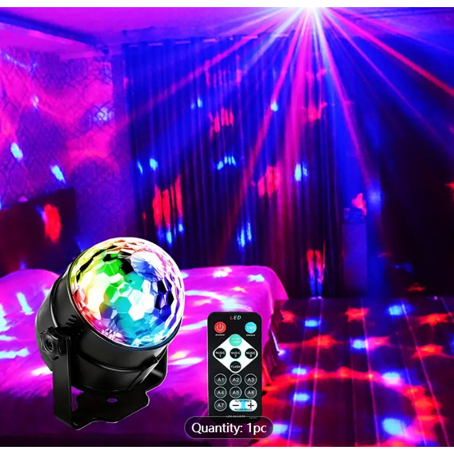 Party Disco Ball with 7 Lighting Modes - Remote Controlled LED Effects ...
