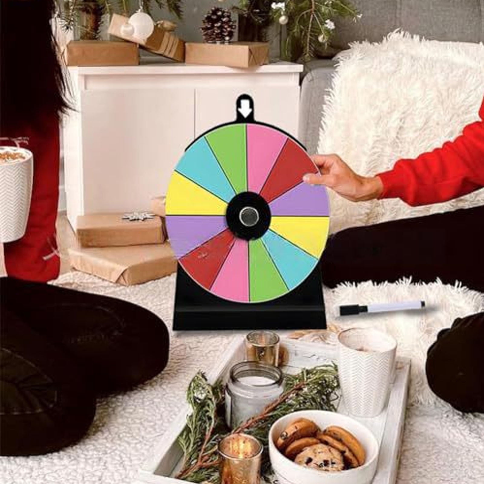 Party Discount Event Game Lottery Wheel DIY Desktop Bar Lottery Machine ...