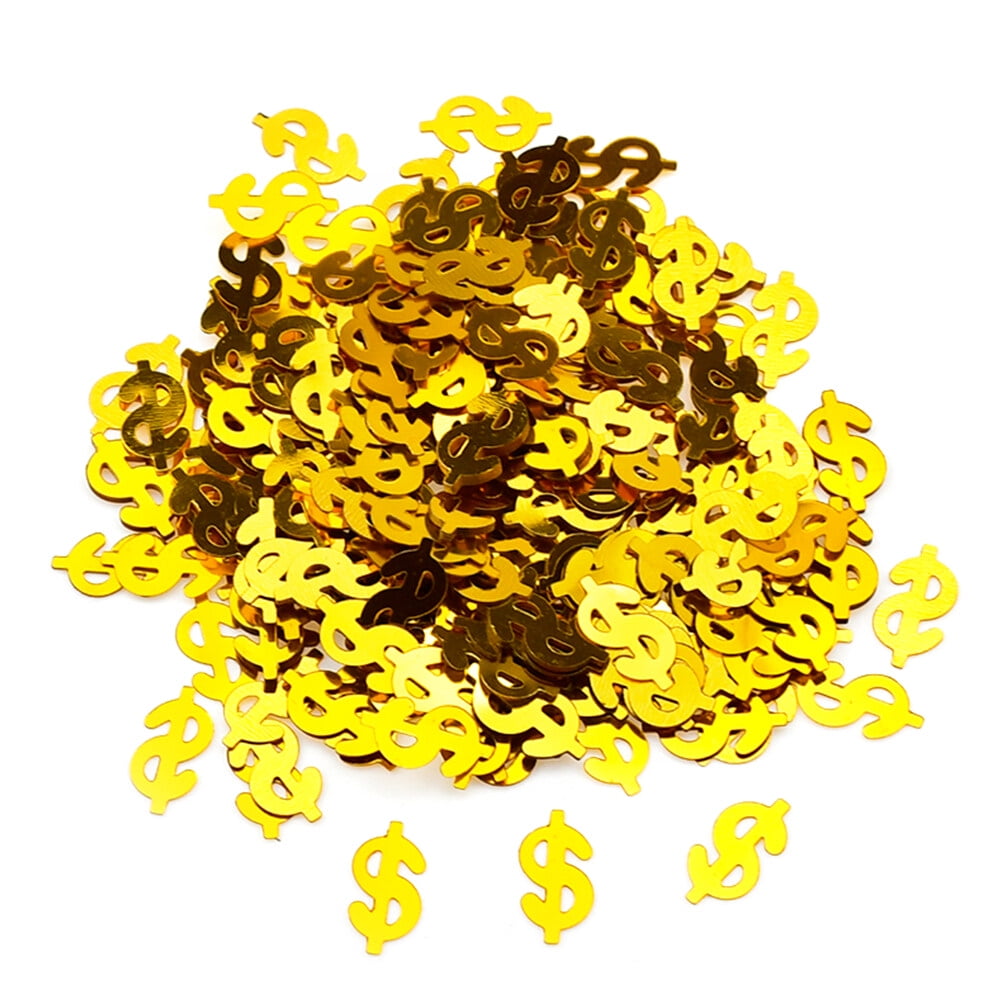 Golden Plastic confetti for Decoration Great for Handcrafts and Party ...