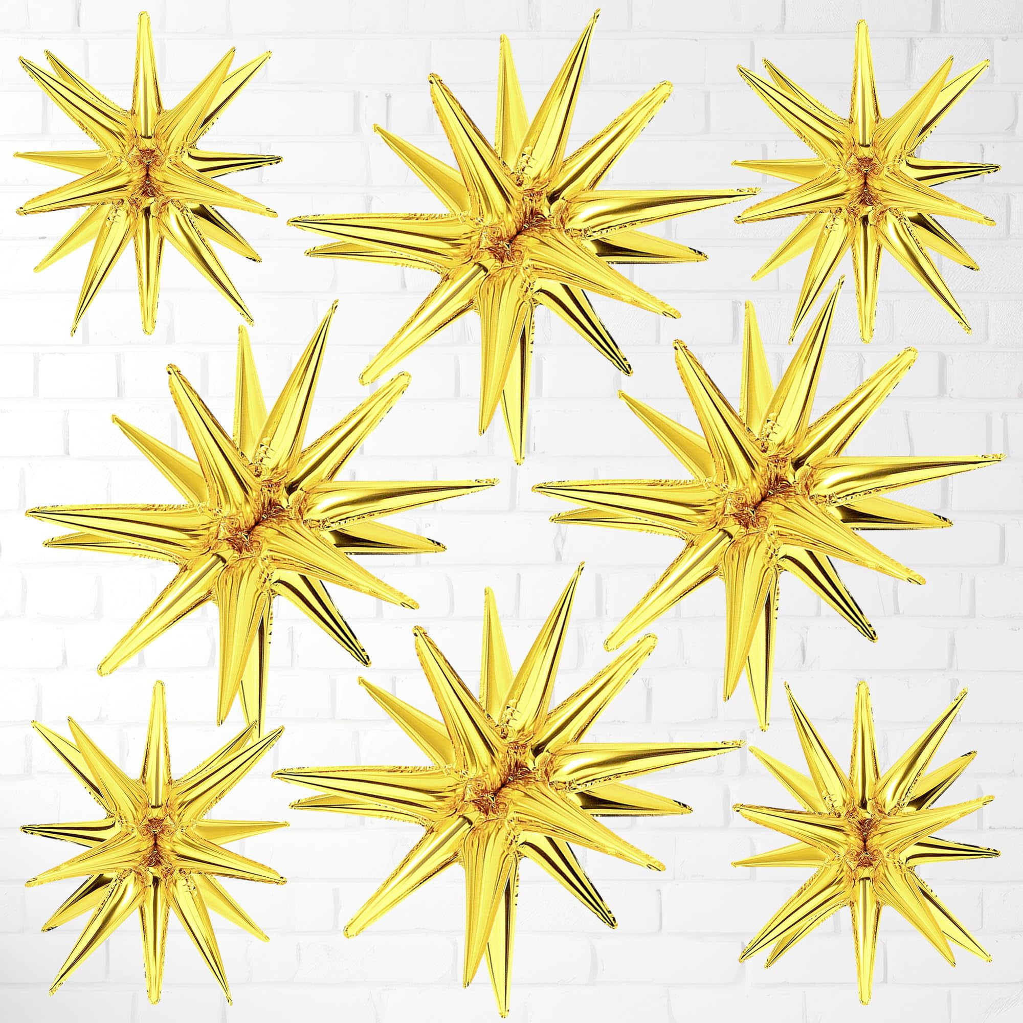 Party Dragon 8pcs 14-Pointed SSF20 One-Piece Exploding Star Large Foil ...