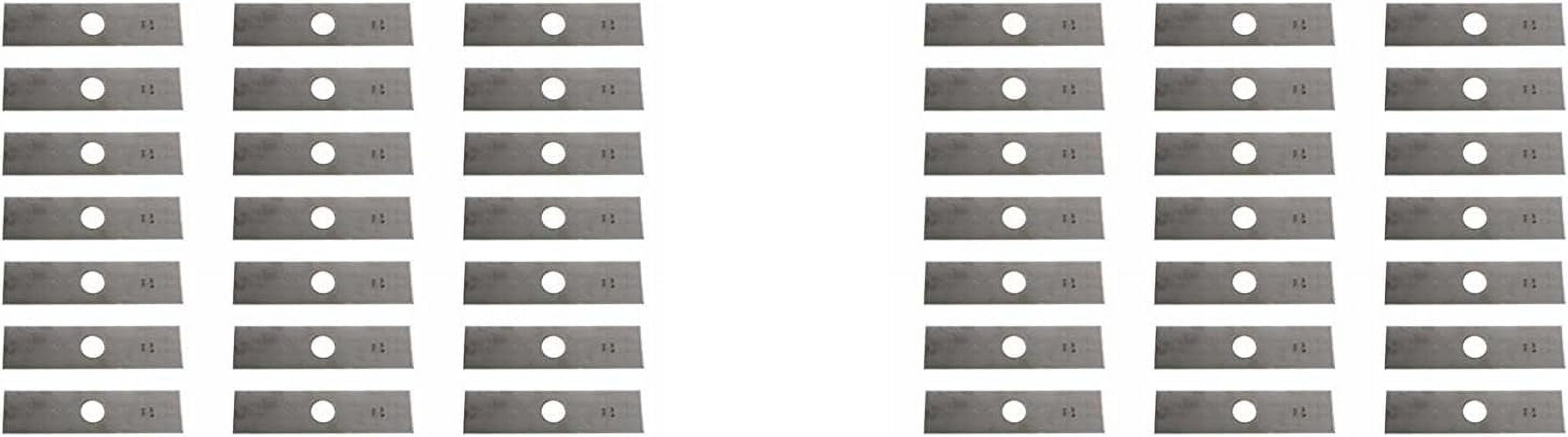 Party Edger Blade 2" W X 8" L X .120" THK with 1 Inch Center Hole 375 ...