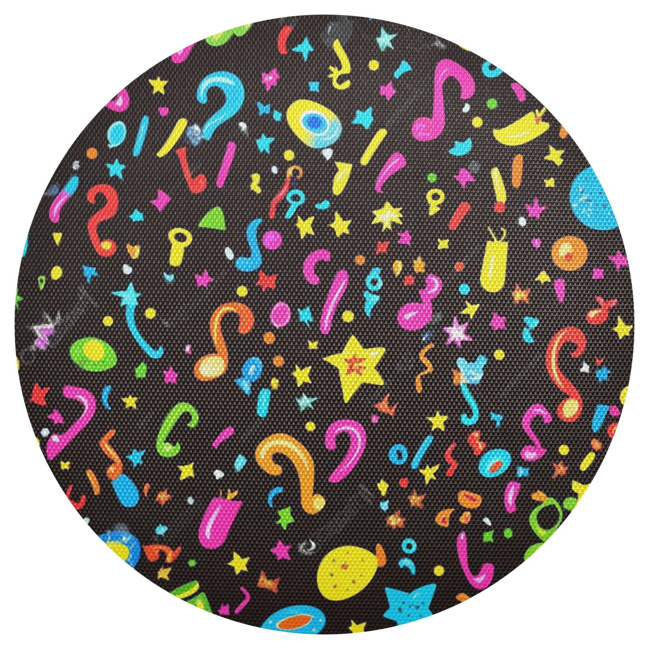 Party Element Balloon 4-Piece 15.4in Heat-Proof PVC Plate Mats, Easy ...