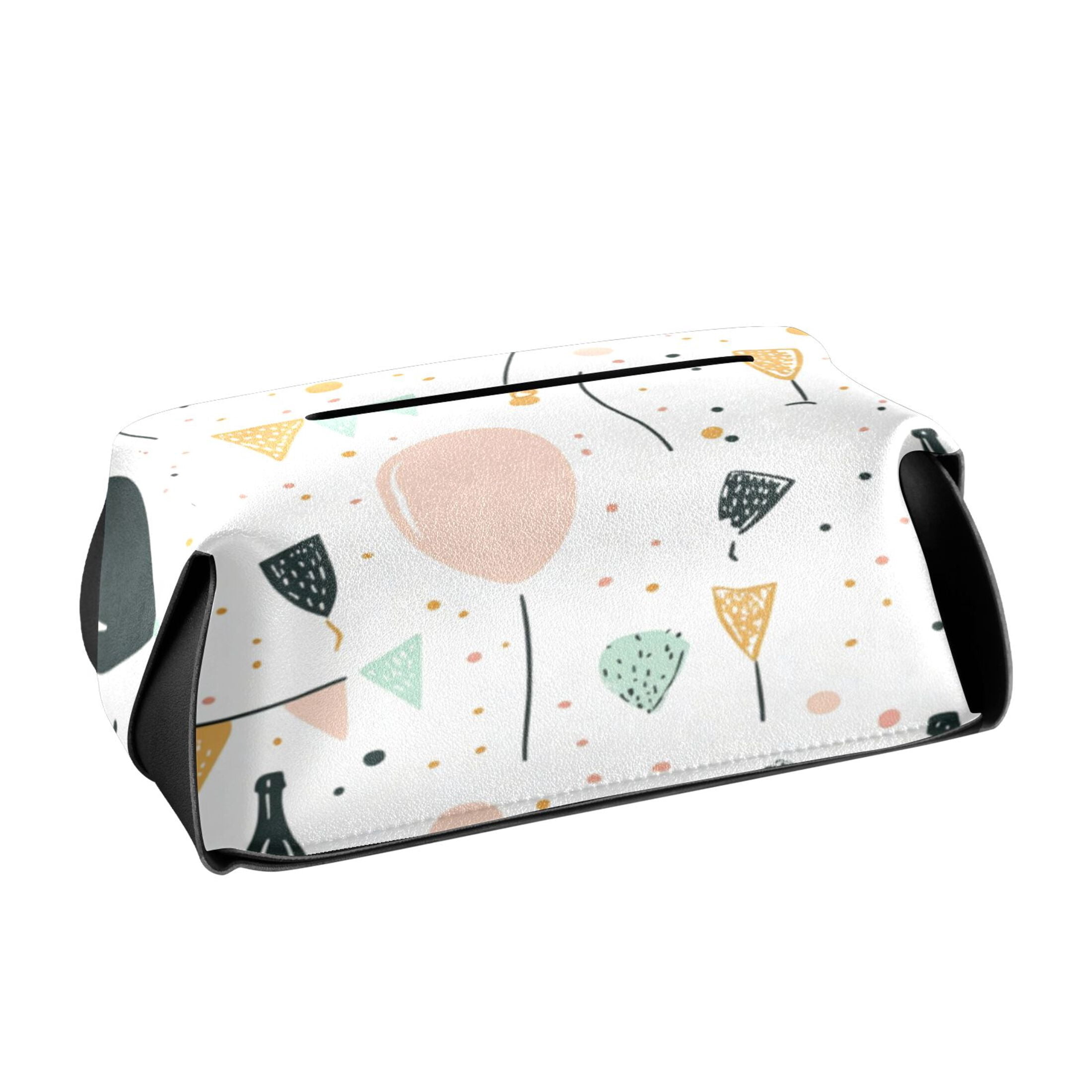 Party Element Decoration Tissue Holders for Bathrooms Leather PVC ...