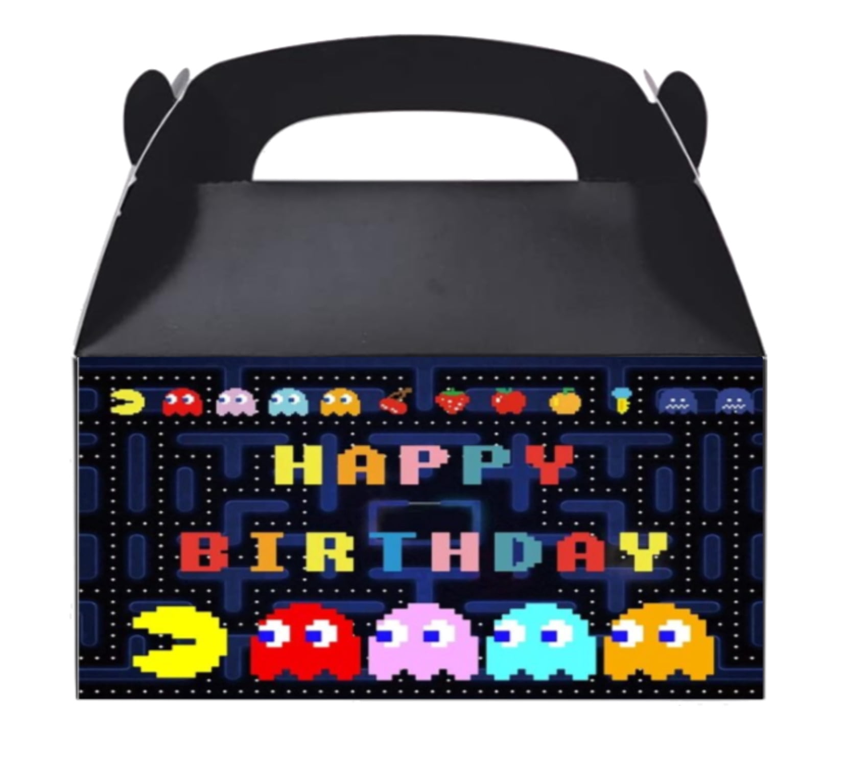 Video Game Theme Birthday Party Favor Boxes, Happy Birthday Design ...