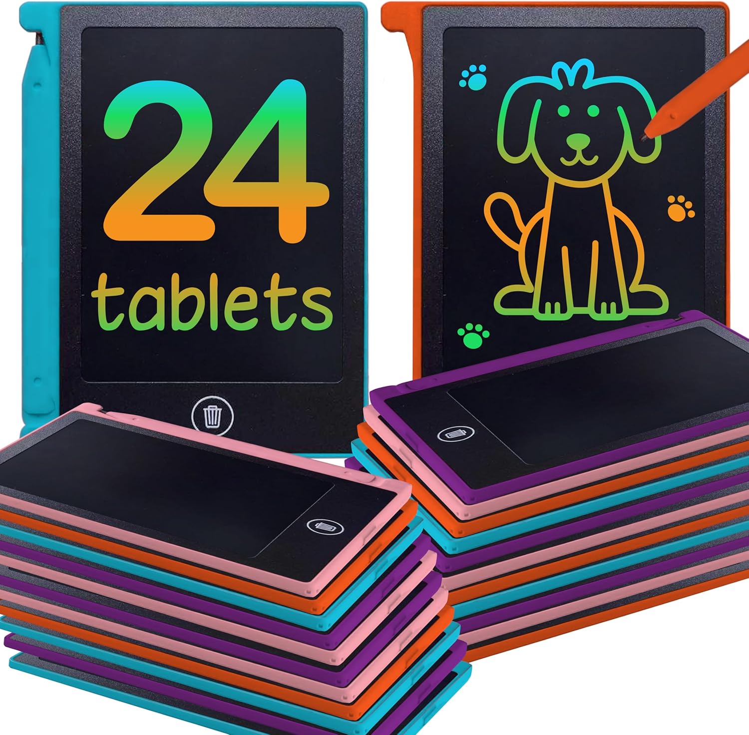 Party Favor Mini LCD Writing Tablet for KidsMini Drawing Board. Fun and ...