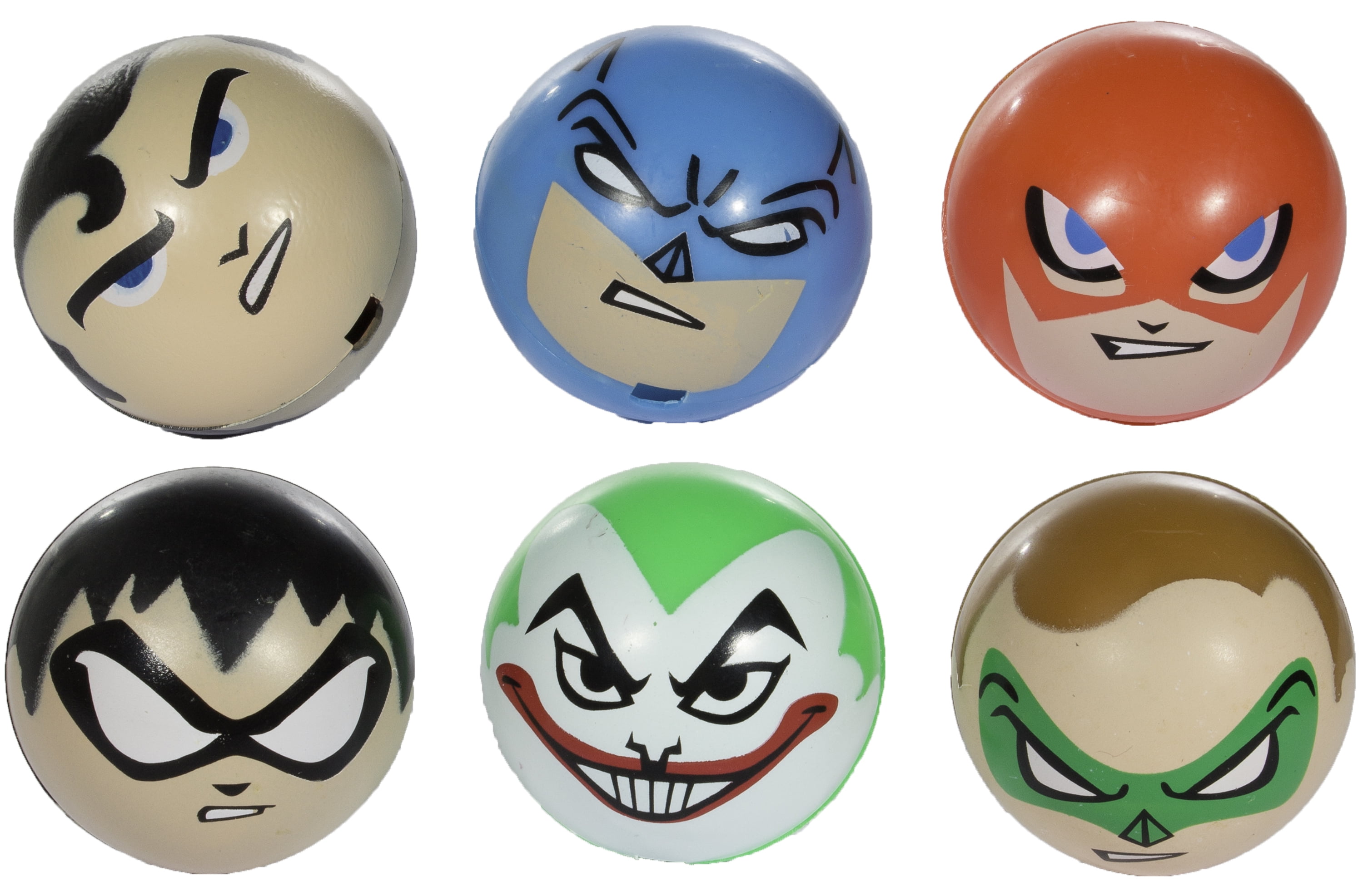 Party Favors - DC Comics Buildable Figurines Set of 6 Pieces - Walmart.com