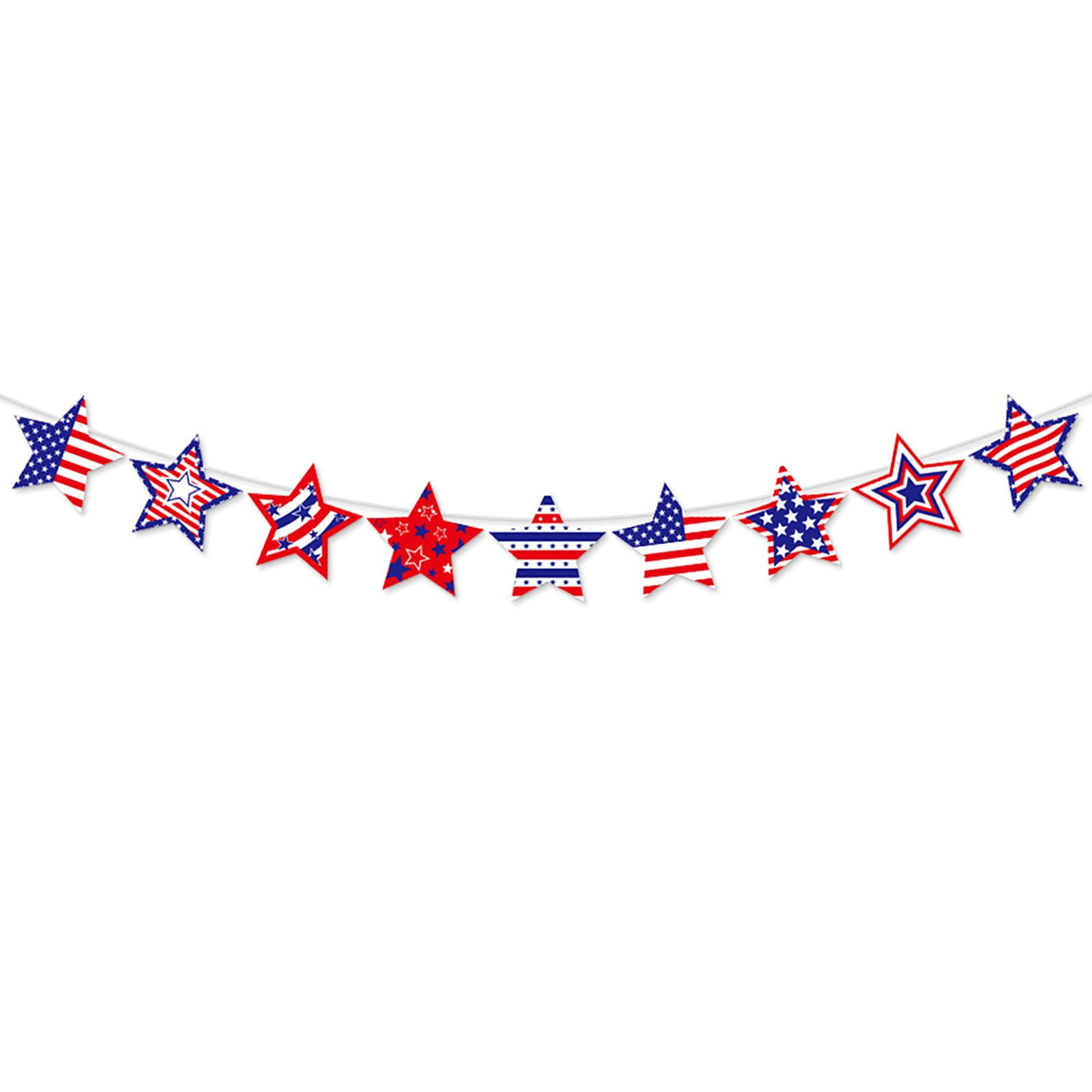 Party Favors Patriotic Decorations Patriotic Star Banner Red White ...