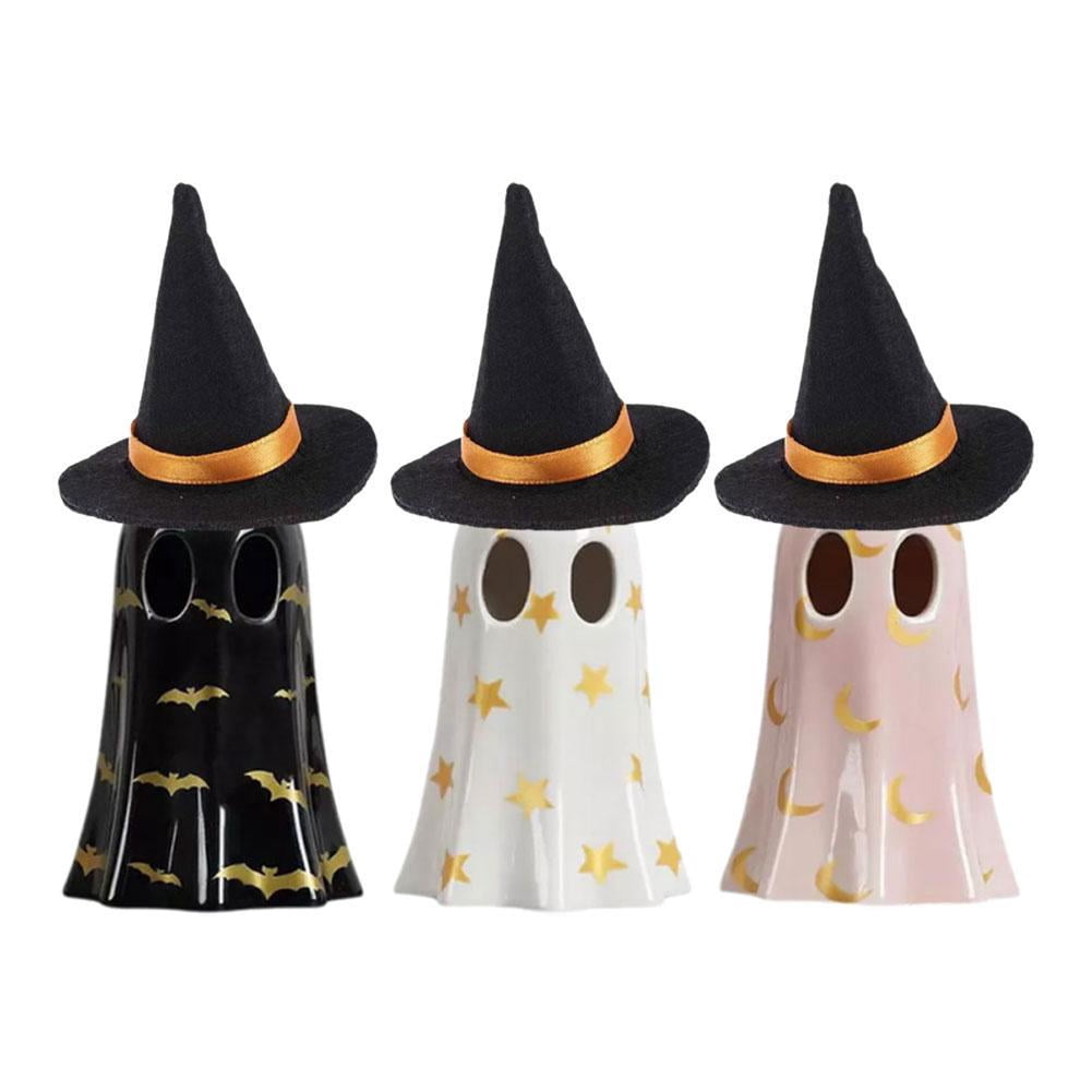 Party Finger Candlestick, 3D Flameless Candles with 2025 Gothic Ghost ...