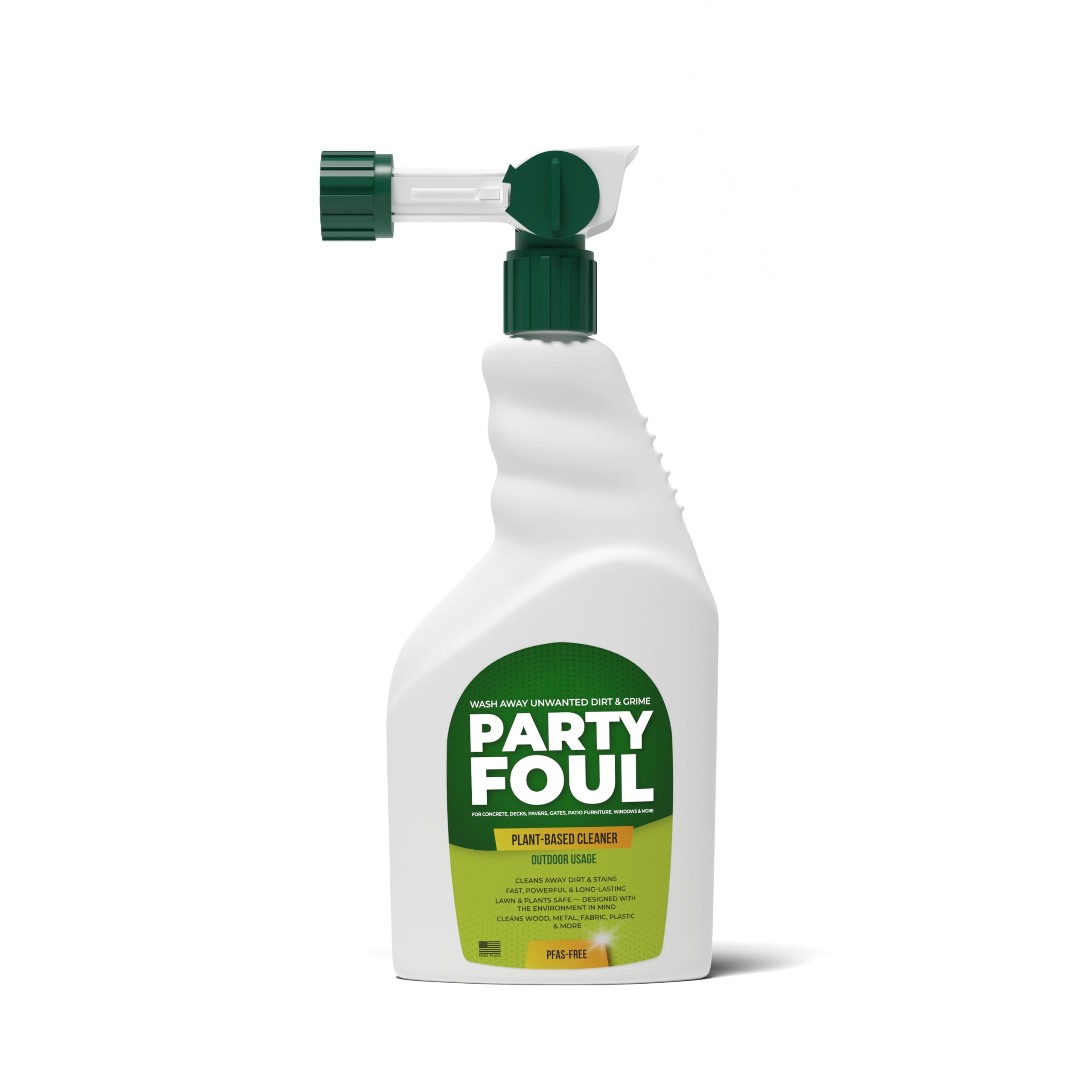 Party Foul Plant-Based Cleaner Spray | Eco-Friendly, Vegan Formula for ...