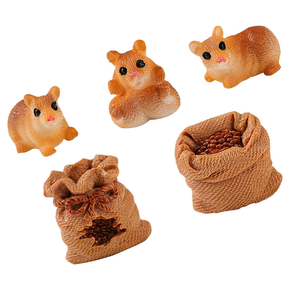Party Gifts Resin Stuff Cute Rat Figurine Models Mini Figurines Planter ...