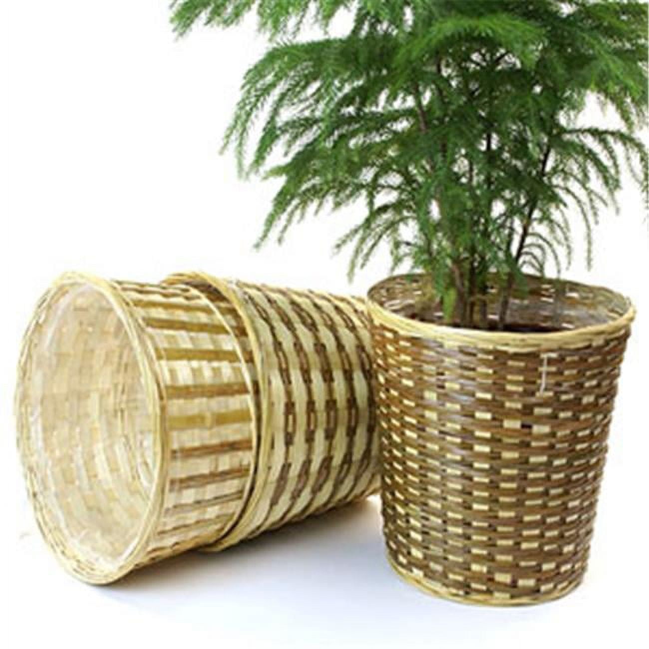 Party Goods 72939 7 in. Bamboo Pot Cover - Walmart.com