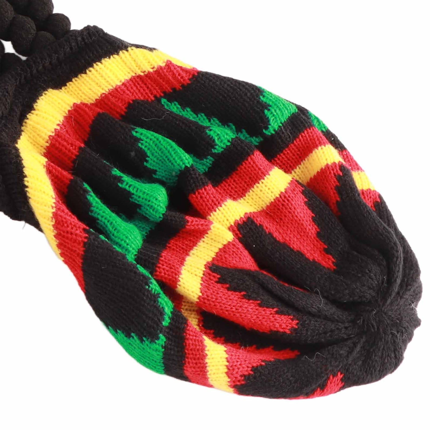 Party Hats, Rasta Hat with Dread lock Like Long Black Hair, Rasta Wig ...