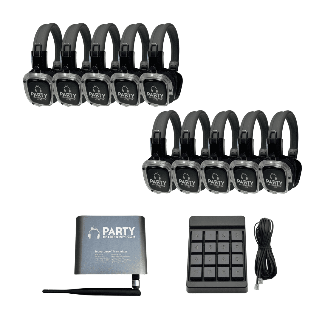 Party Headphones Silent Disco Bundle | Noise Cancelling Wireless ...