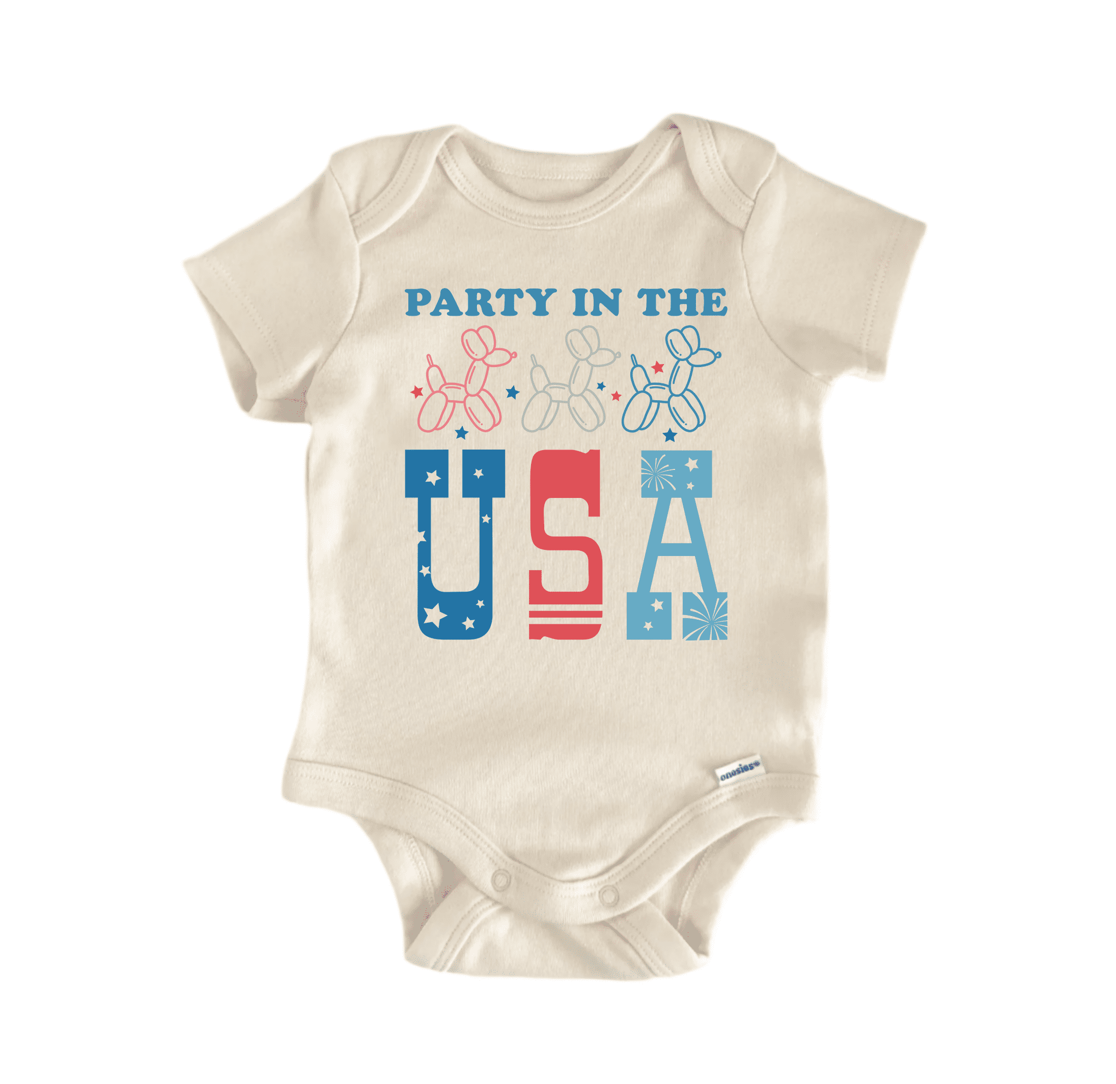 Party In The Usa July 4th Patriotic - Baby Boy Girl Clothes Bodysuit ...