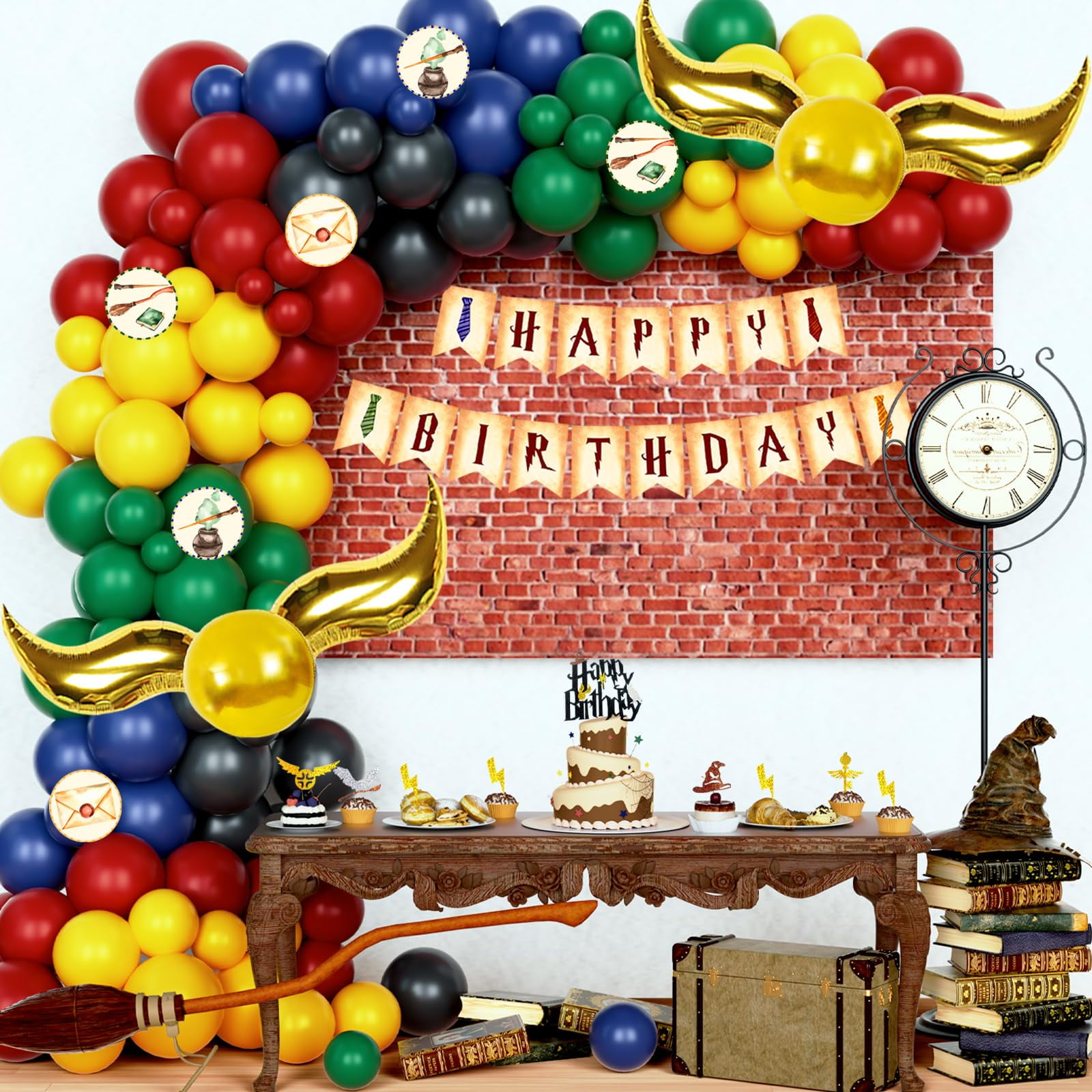 Party Inspo Magical Wizard Party Decorations, Platform Birthday Party ...