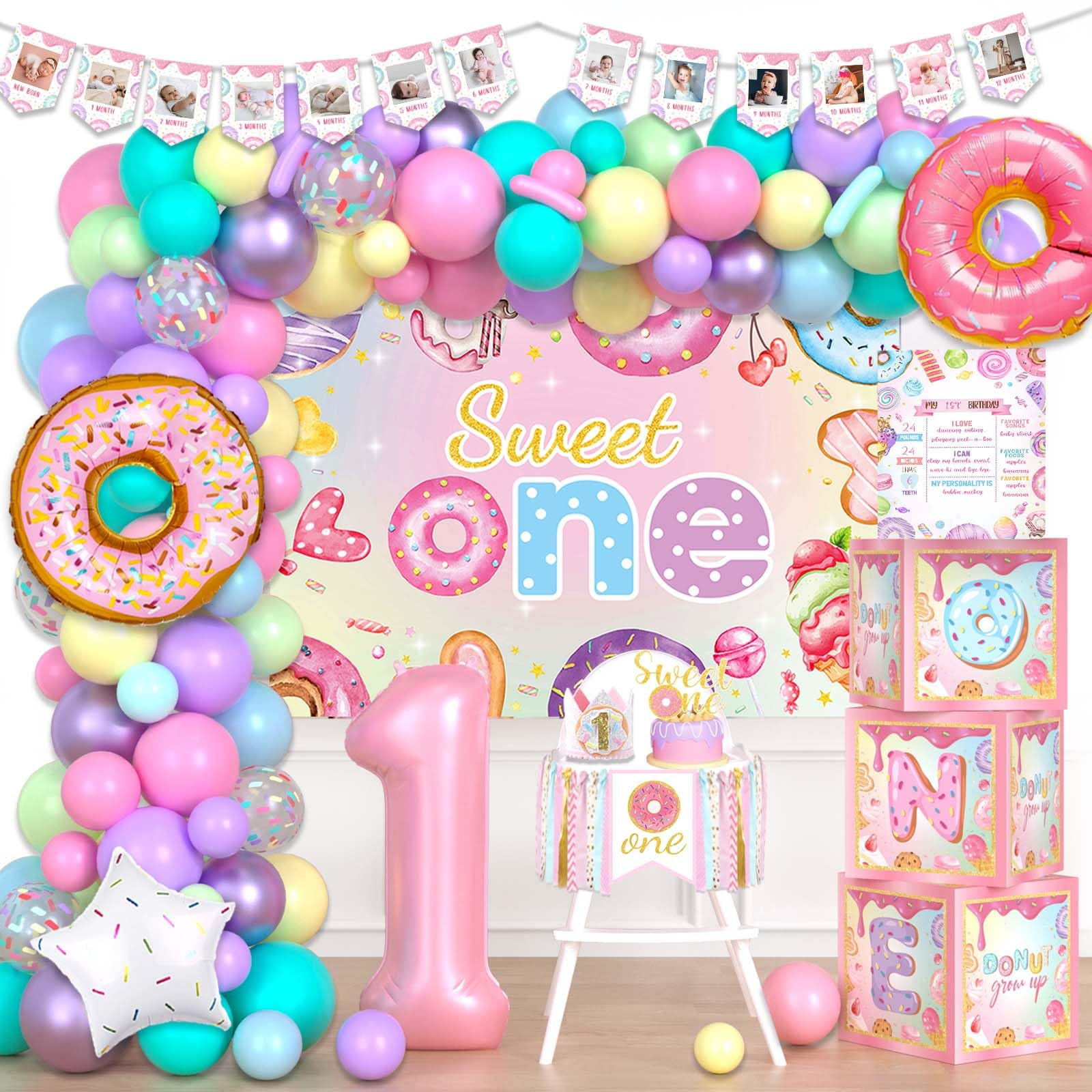 Party Inspo Sweet One Birthday Party Decorations Girl, PCs First ...