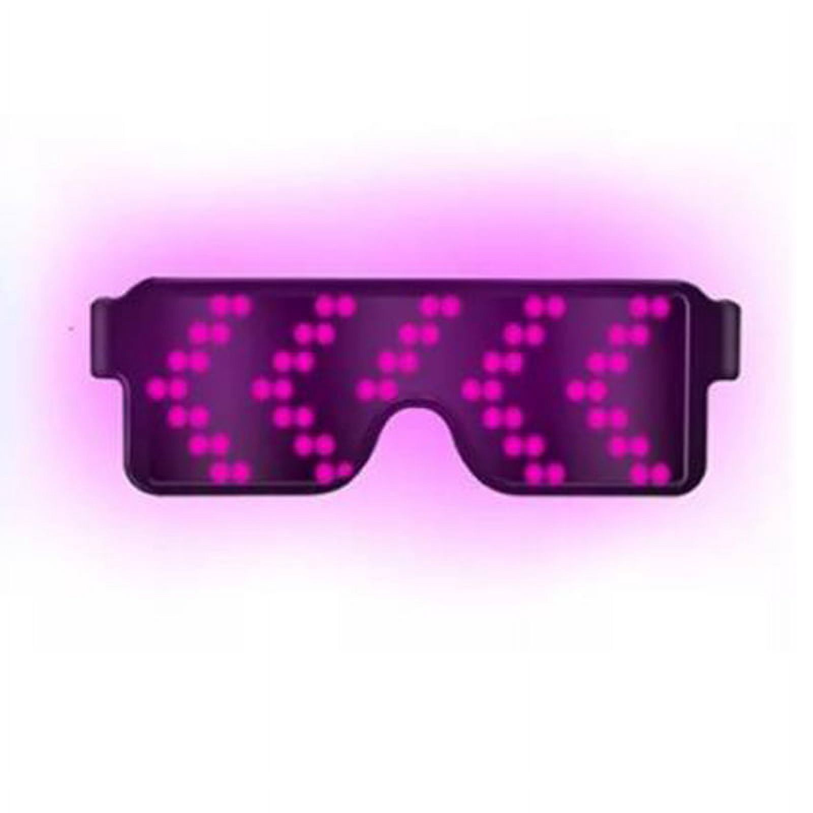 Party LED Glasses Disco Wine Bar Dynamic Flashing LED Glasses Bluetooth ...