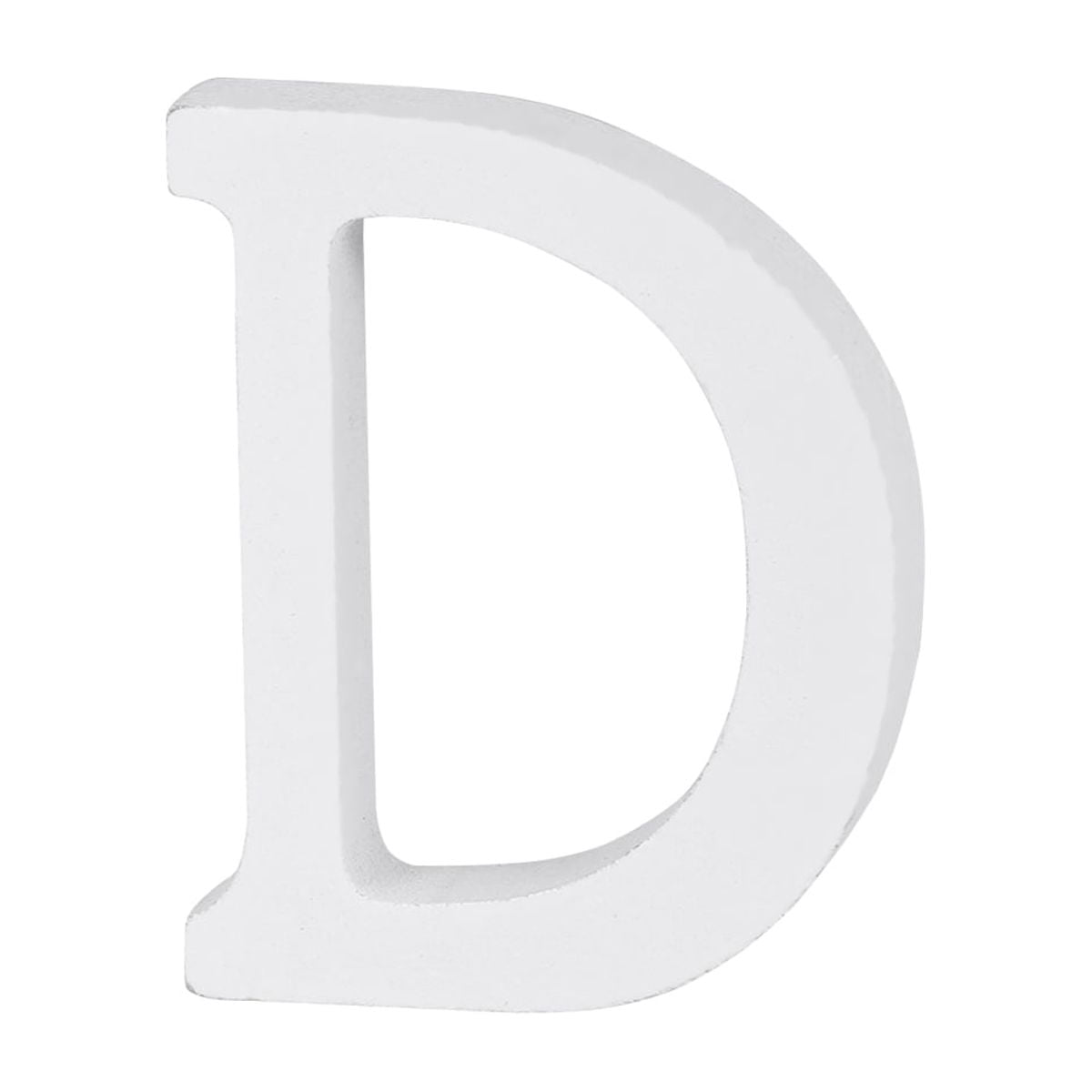 Clispeed White Wood Letter D Decor for Party Home Wedding Decoration ...