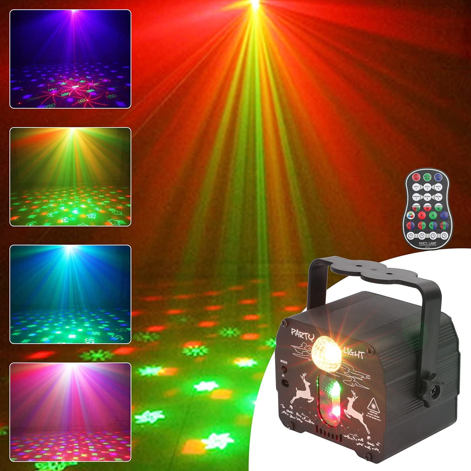 Party Lights,Disco Lights,DJ Party Lights Disco Ball LED Stage Lights ...