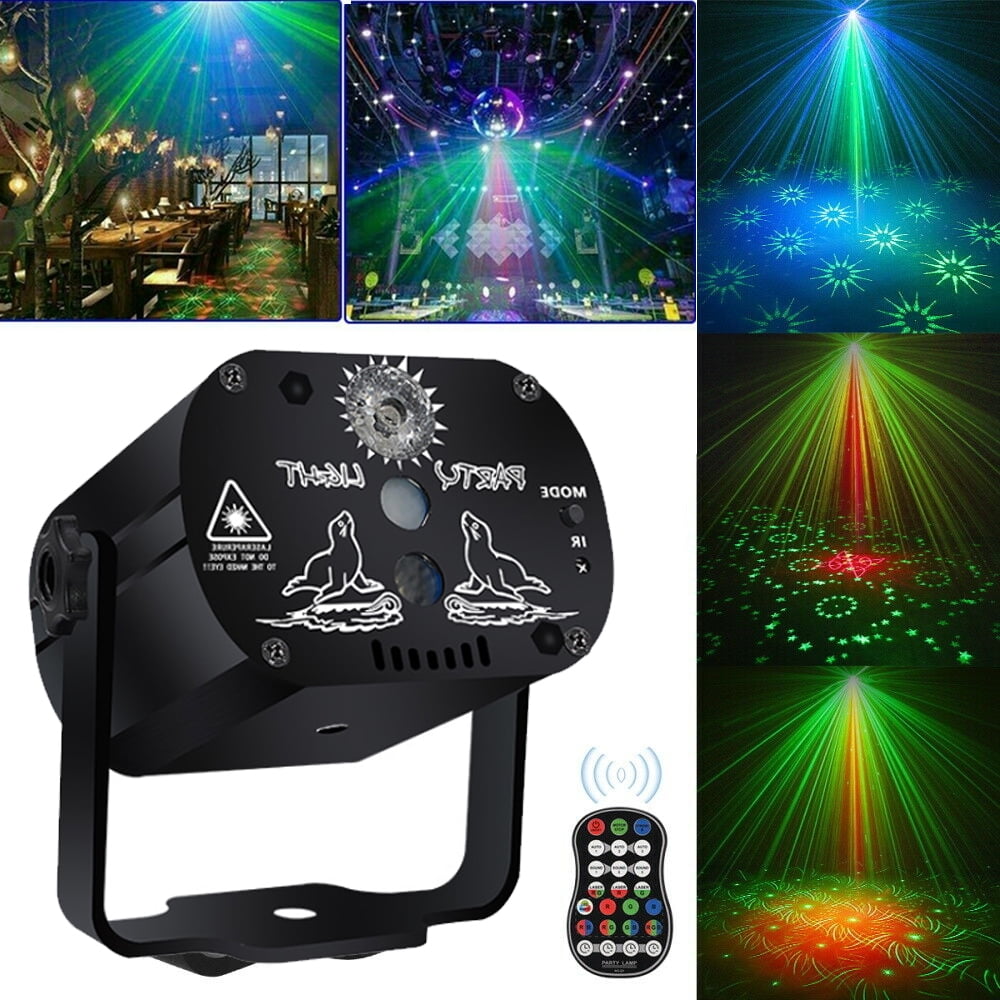 Party Lights with Strobe Flash Effects, LED Stage Light Projector with ...