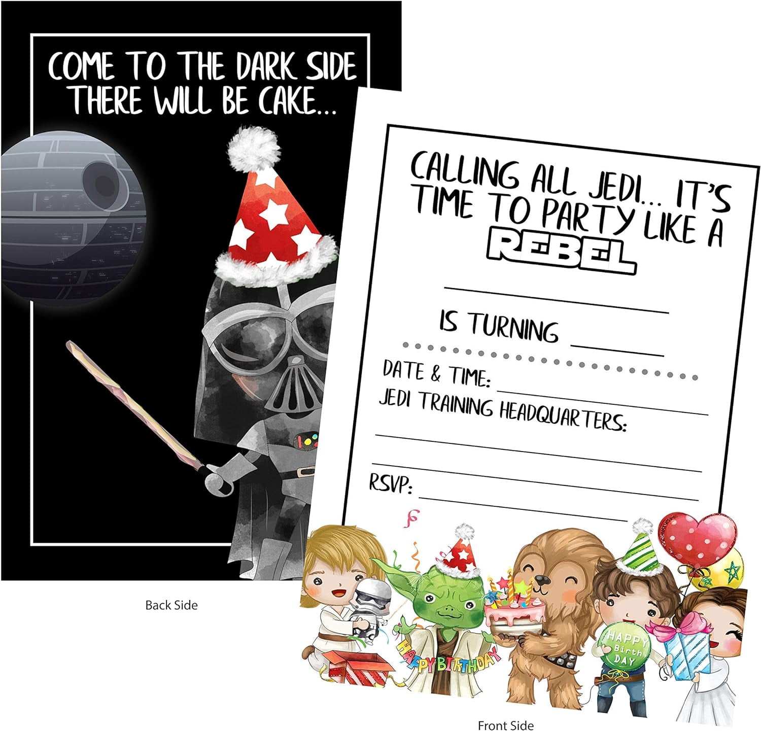 Party Like A - From A Galaxy Far Far Away Star Wars Character Themed ...