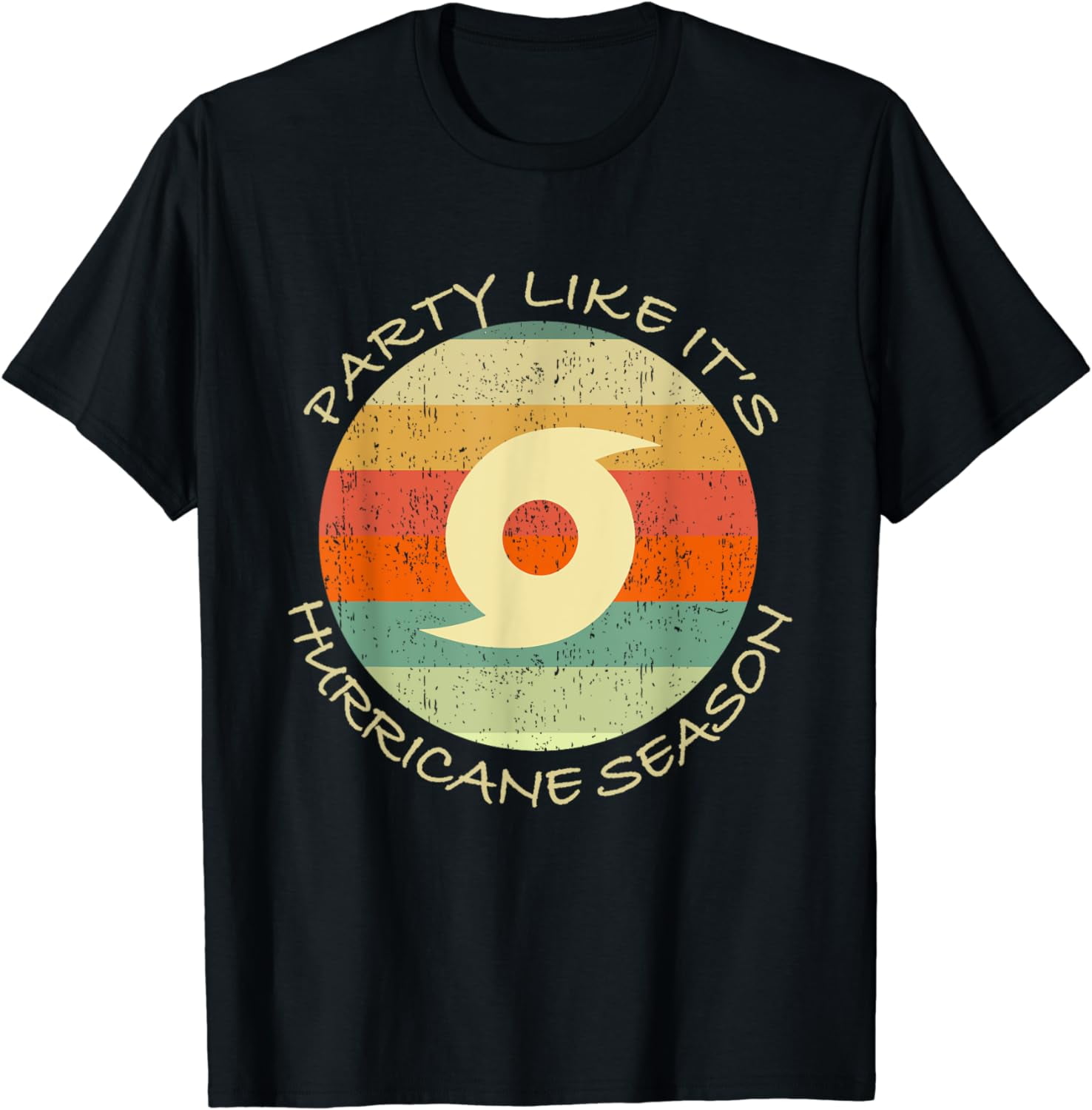 Party Like It's Hurricane Season Funny Graphic Weather T-Shirt ...