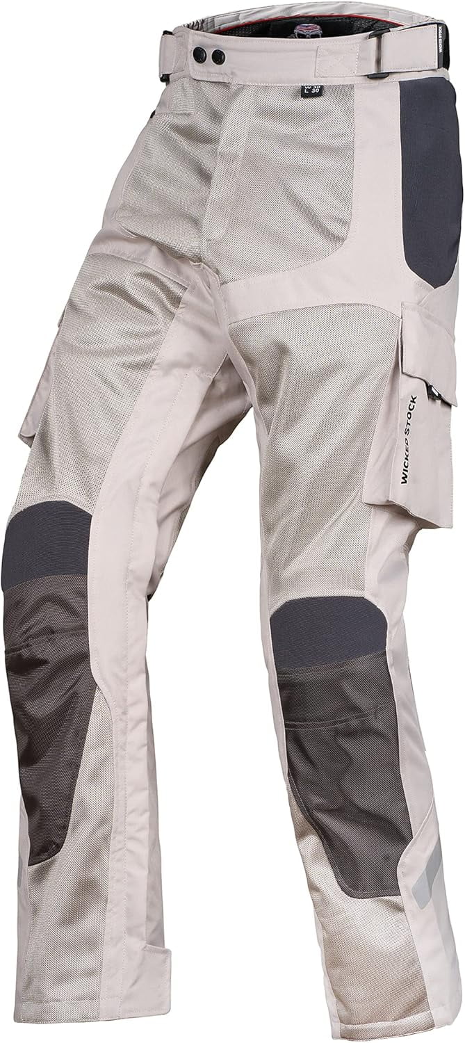 Party Mesh Motorcycle Pants - Armor CE Level 2 Motocross Pants ...