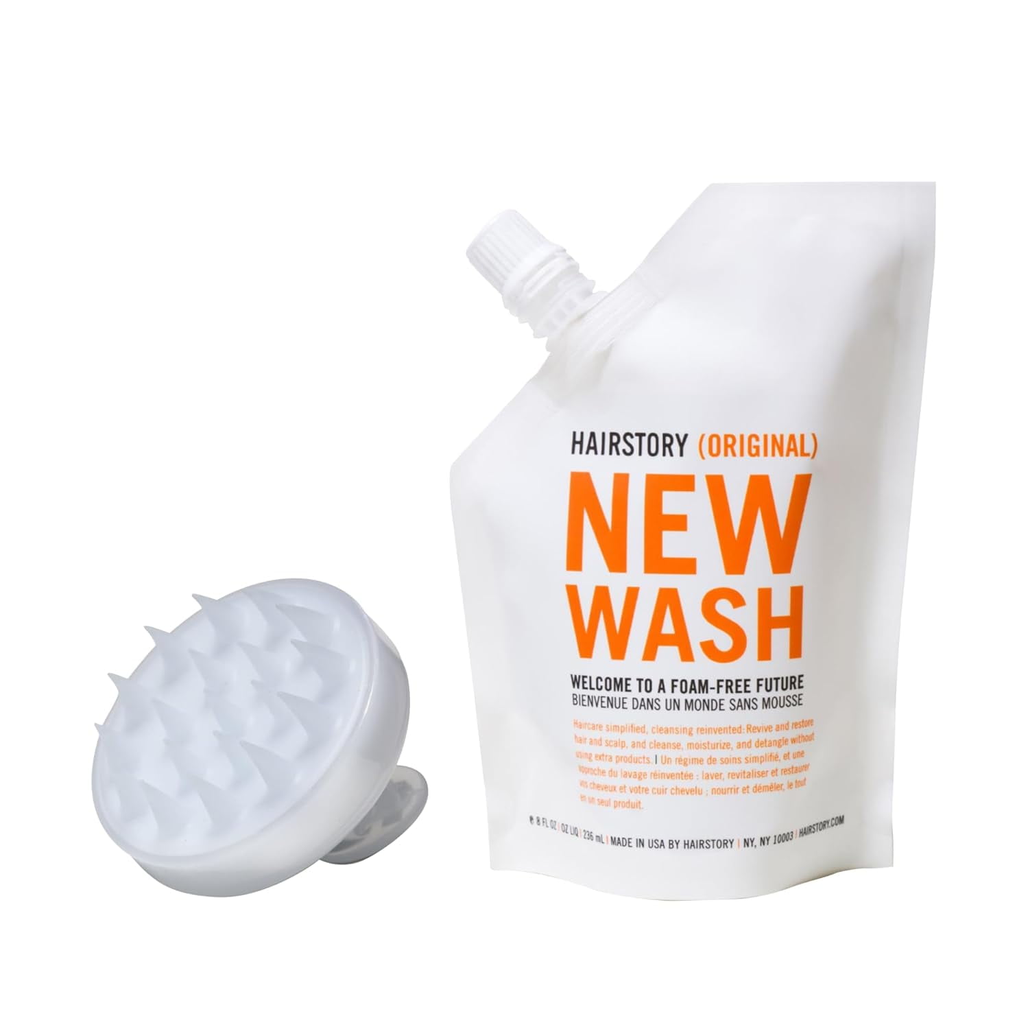 Party New Wash Original with Scalp Brush, Cleansing Cream for All Hair ...