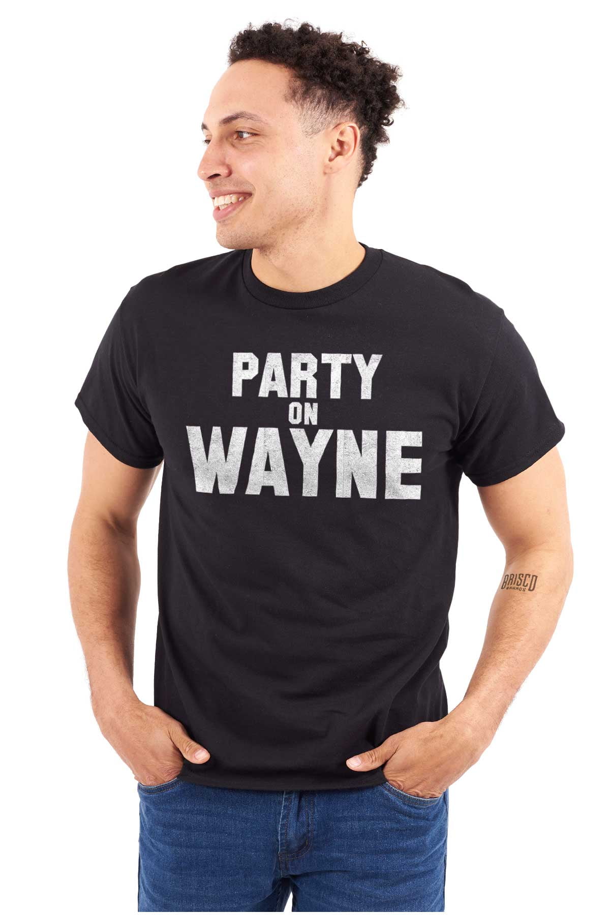 Party On Wayne Famous Movie Quote Men's Graphic T Shirt Tees Brisco ...