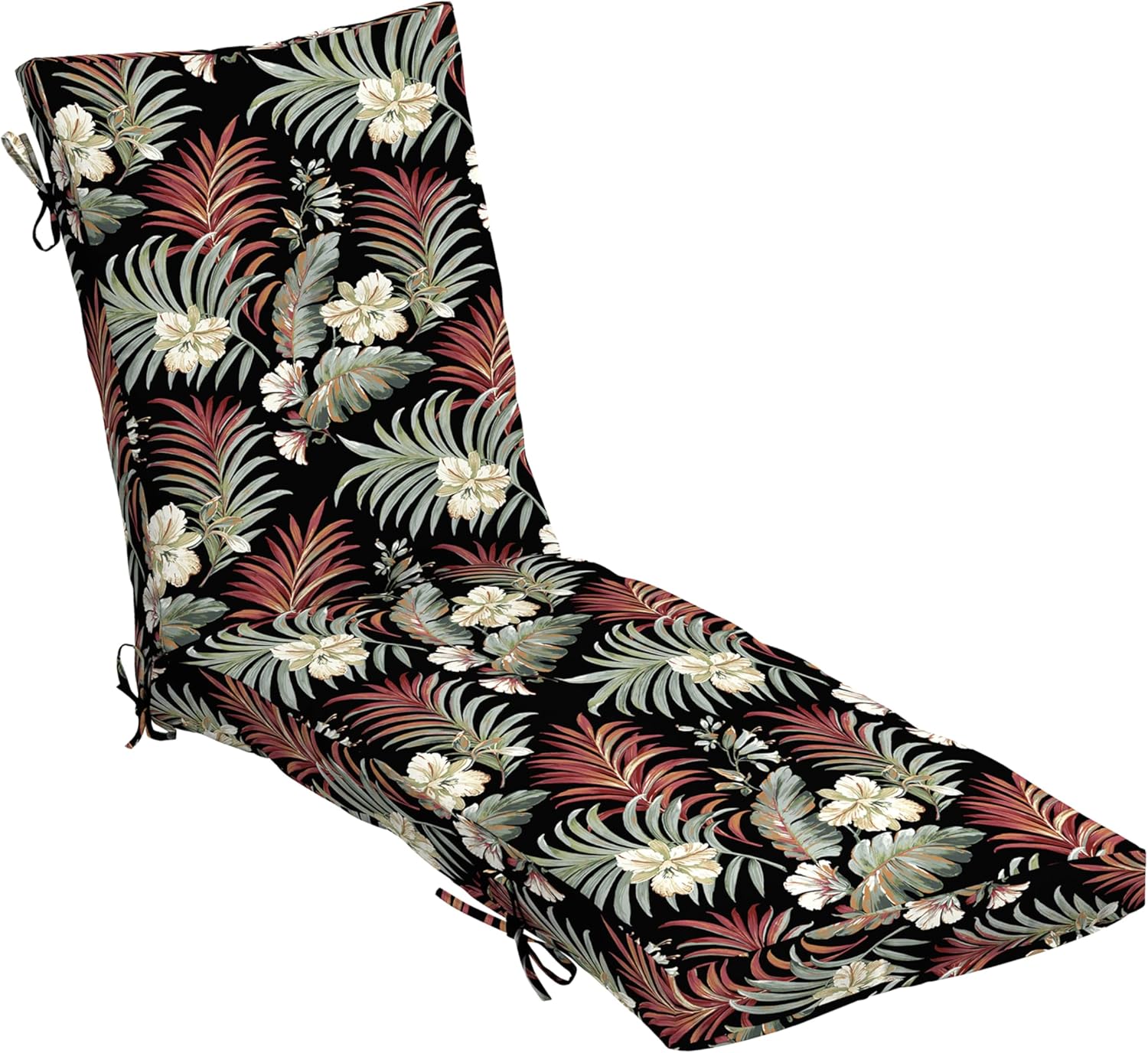 Party Outdoor Plush Modern Tufted Chaise Cushion, 76 x 22, Water Repellent, Fade Resistant ...