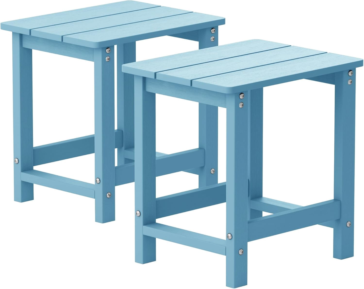 Party Outside Adirondack Side Table, Weather Resistant Square Outdoor ...