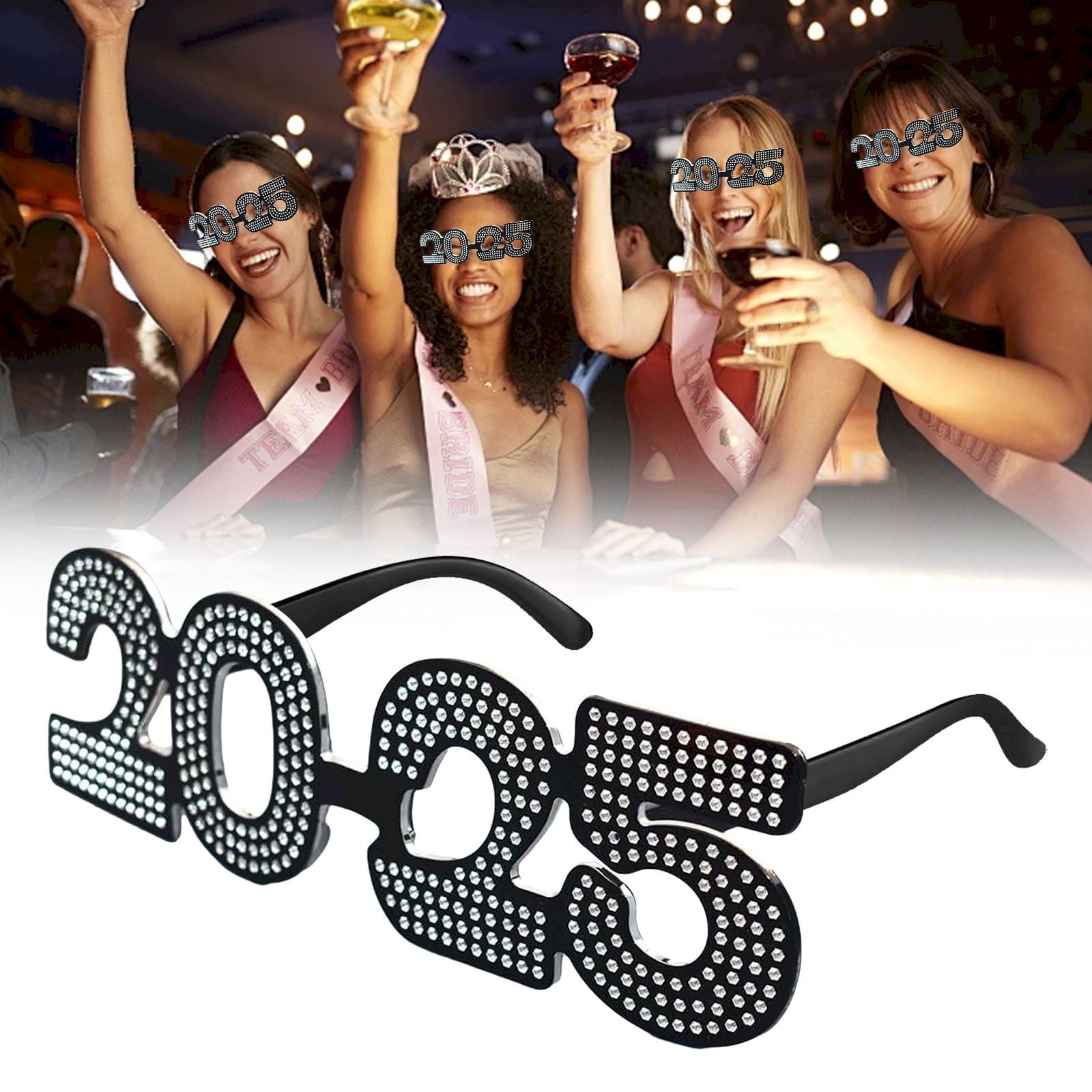 Party Photo Booth Props 2025 Plastic Glasses Glasses Graduation 2025 ...