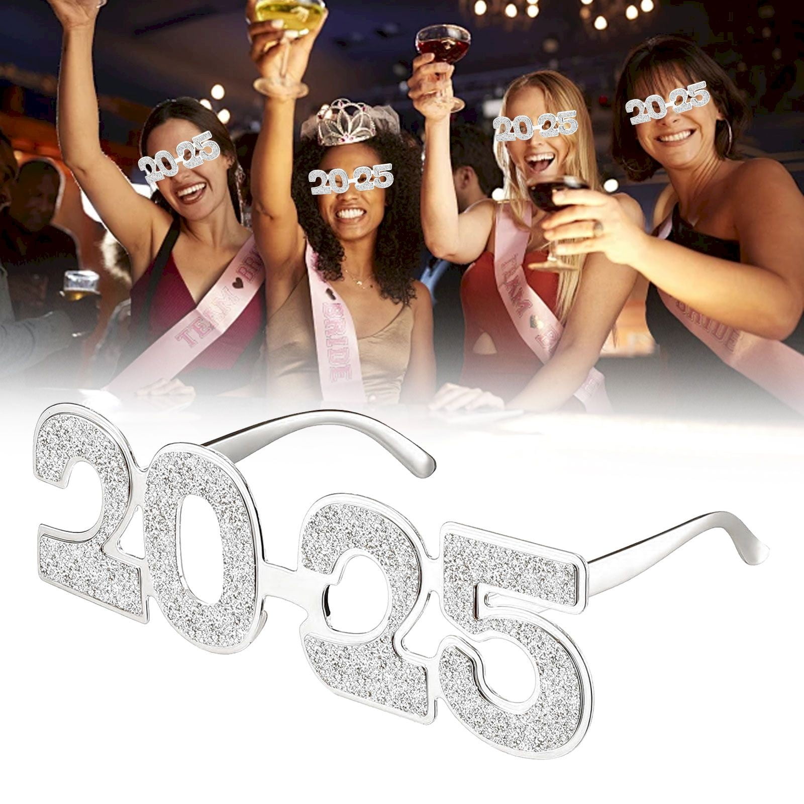 Party Photo Booth Props 2025 Plastic Glasses Glasses Graduation 2025 ...