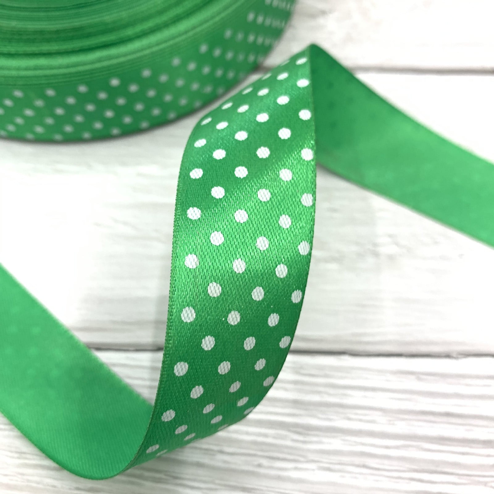 Party Photo Booth Props 98Yards 25Mm Polka Dots Printed Ribbons Wedding Festival Party ...