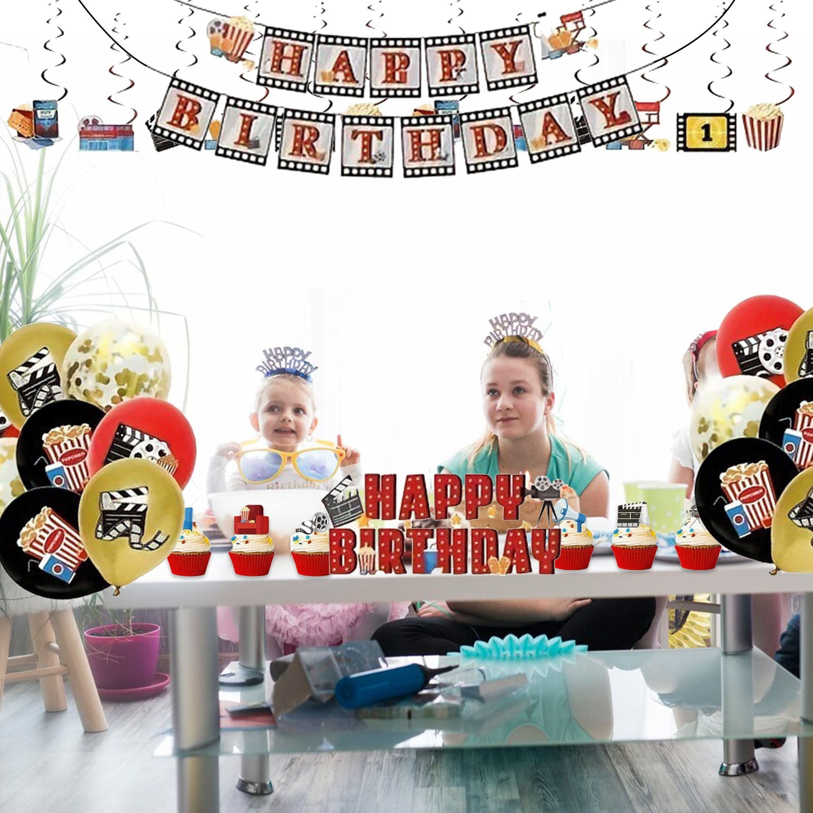 Party Photo Booth Props Birthday Party Decorations Birthday Banner ...