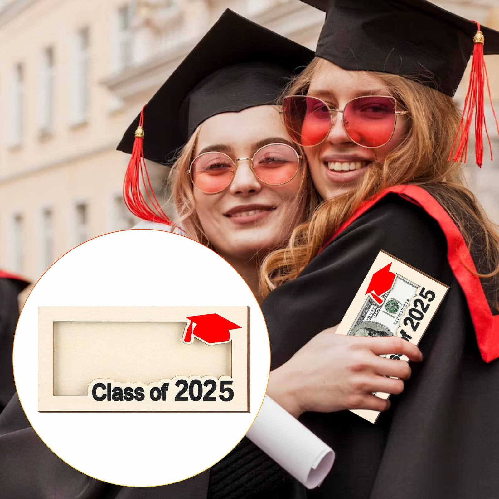 Party Photo Booth Props Graduation Class Of 2025 Holder Wooden ...