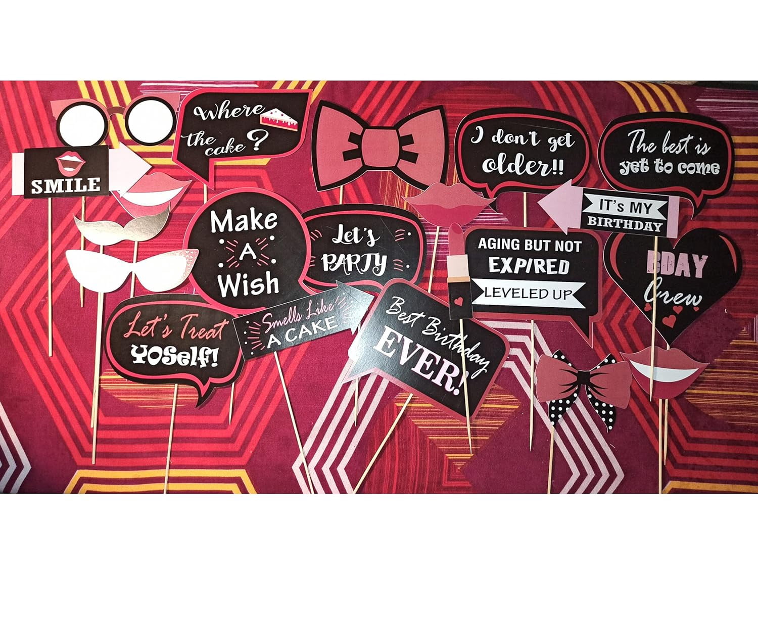 Party Photo Booth Props | Photobooth Props for Baby Shower, Birthday ...