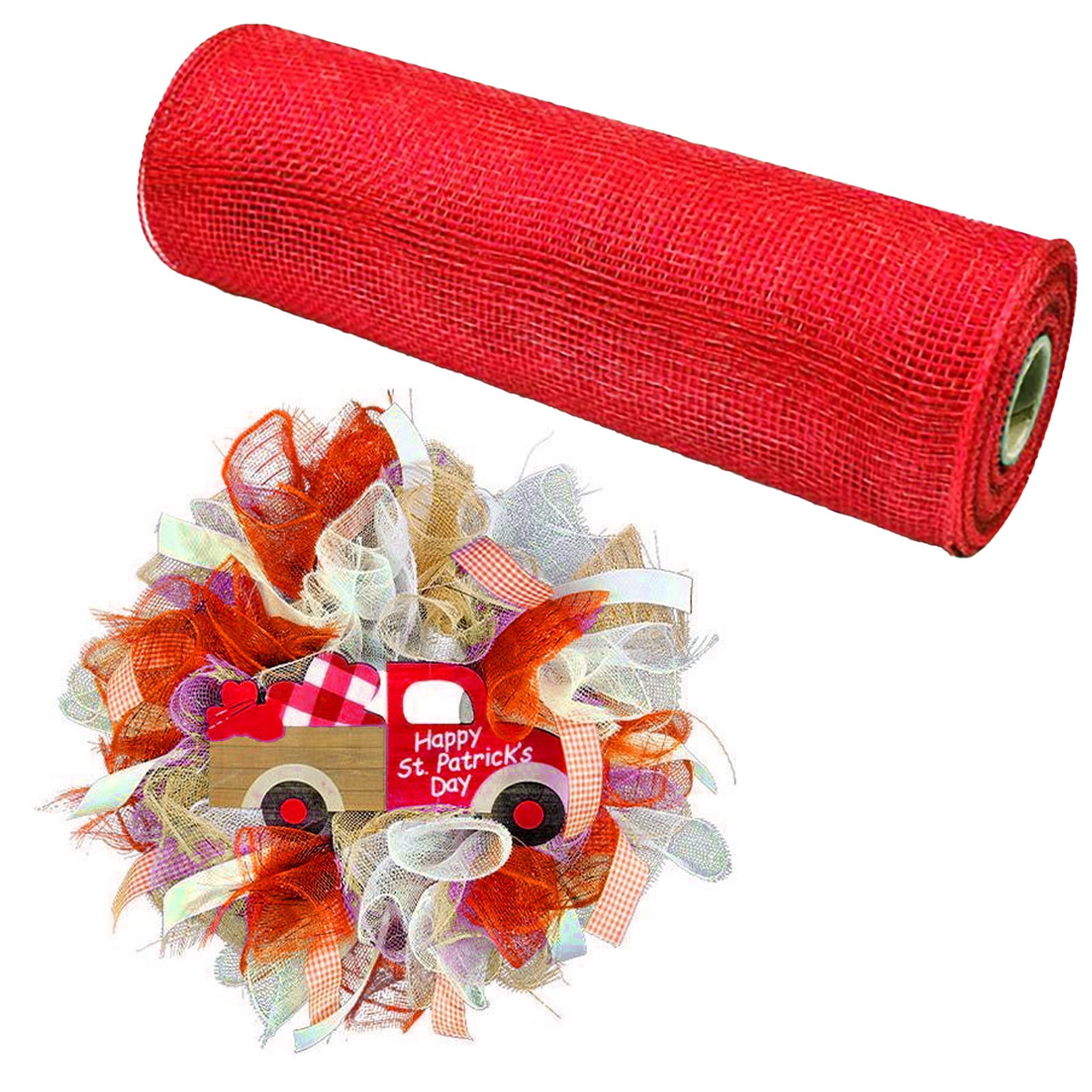 Party Photo Booth Props Poly Mesh Ribbon Solid/ Metallic Mesh Roll ...