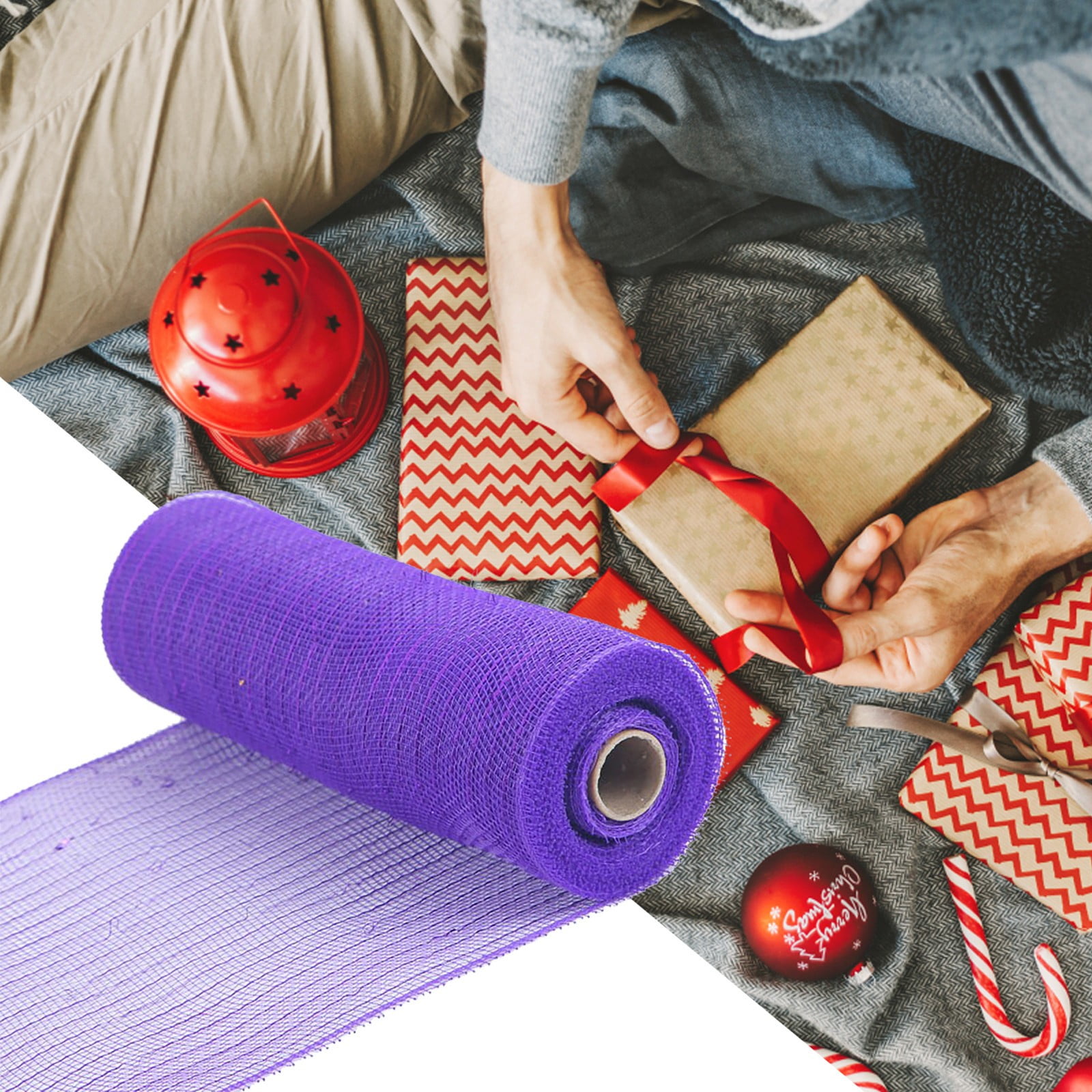 Party Photo Booth Props Solid/ Metallic Mesh Roll Floral Craft Wedding ...