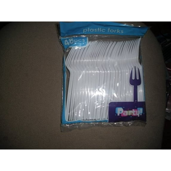 Party Plastic Forks, 48 pcs - Walmart.com
