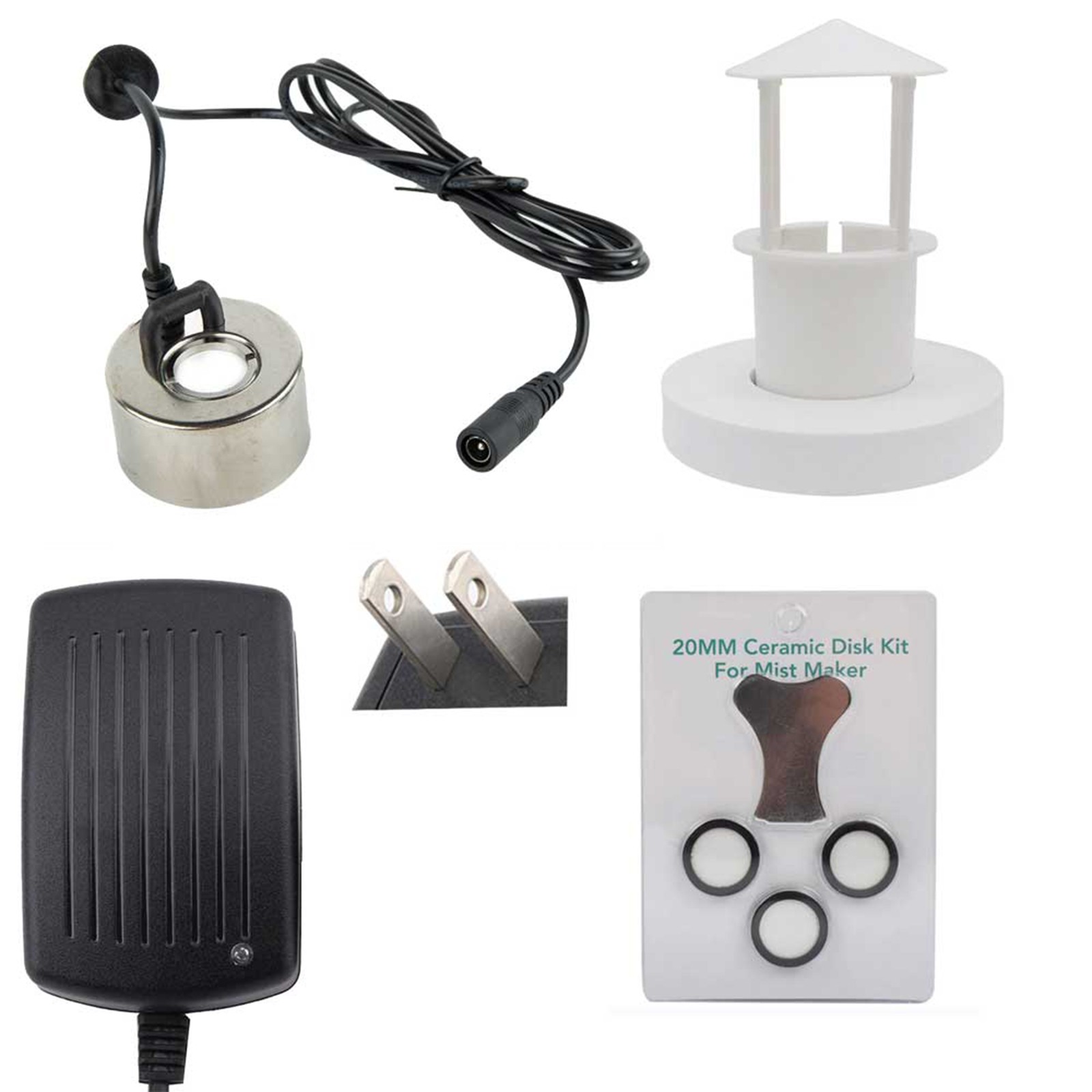 Party Pond Fogger Aluminum Mister with Splash Guard for Water Fountain ...